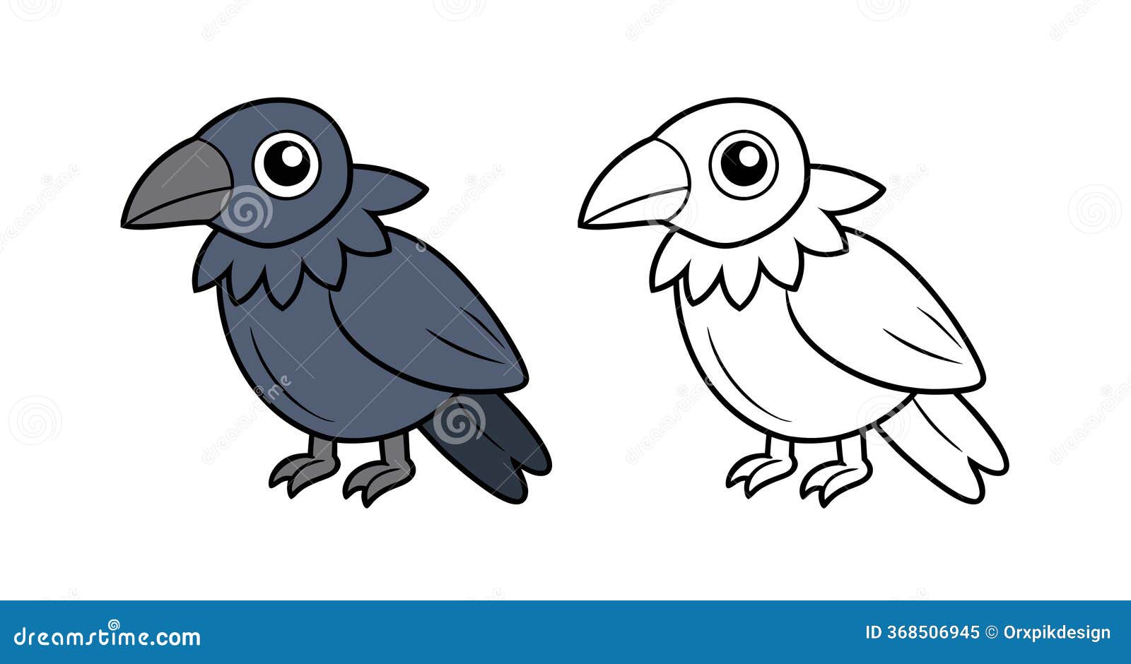 Crow Coloring Pages: Realistic And Minimalist Illustrations For Kids ...