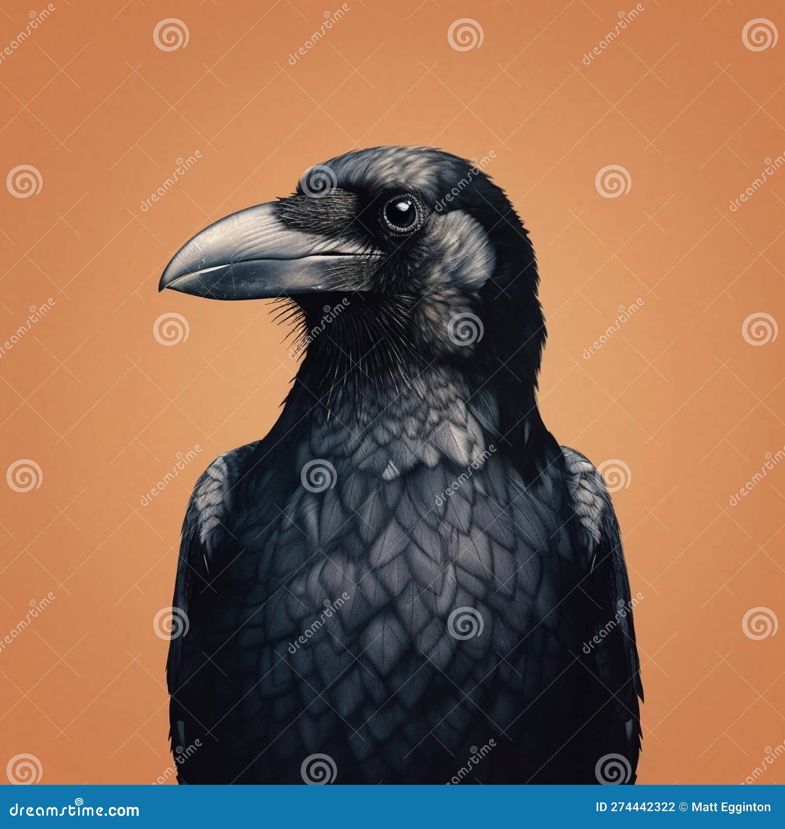 Illustration Of A Crow Character In 2d Game Art Style | CartoonDealer ...