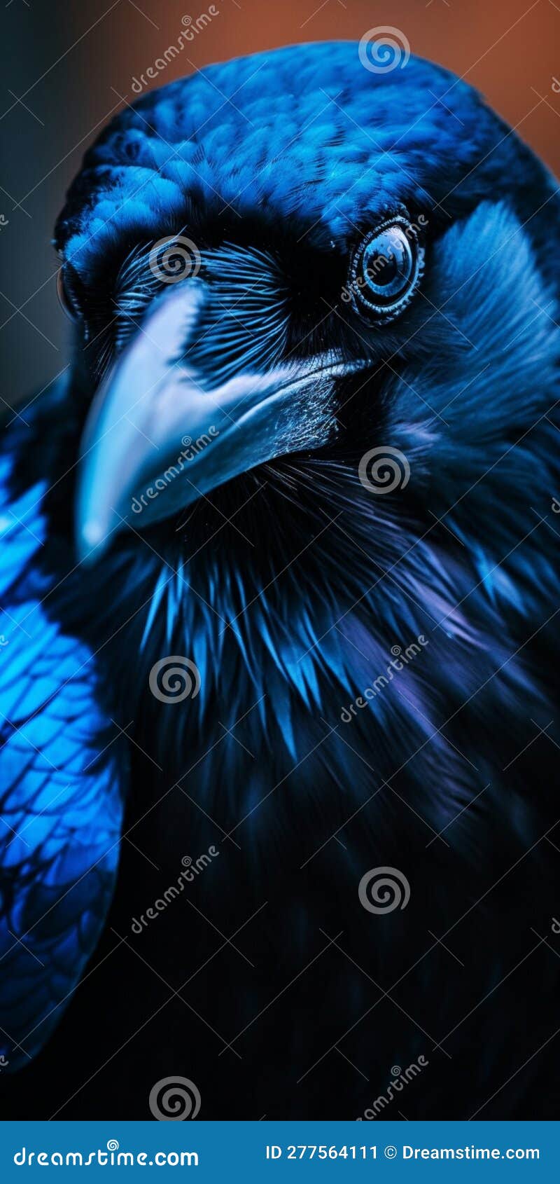 Crow made with AI stock illustration. Illustration of bird - 277564111