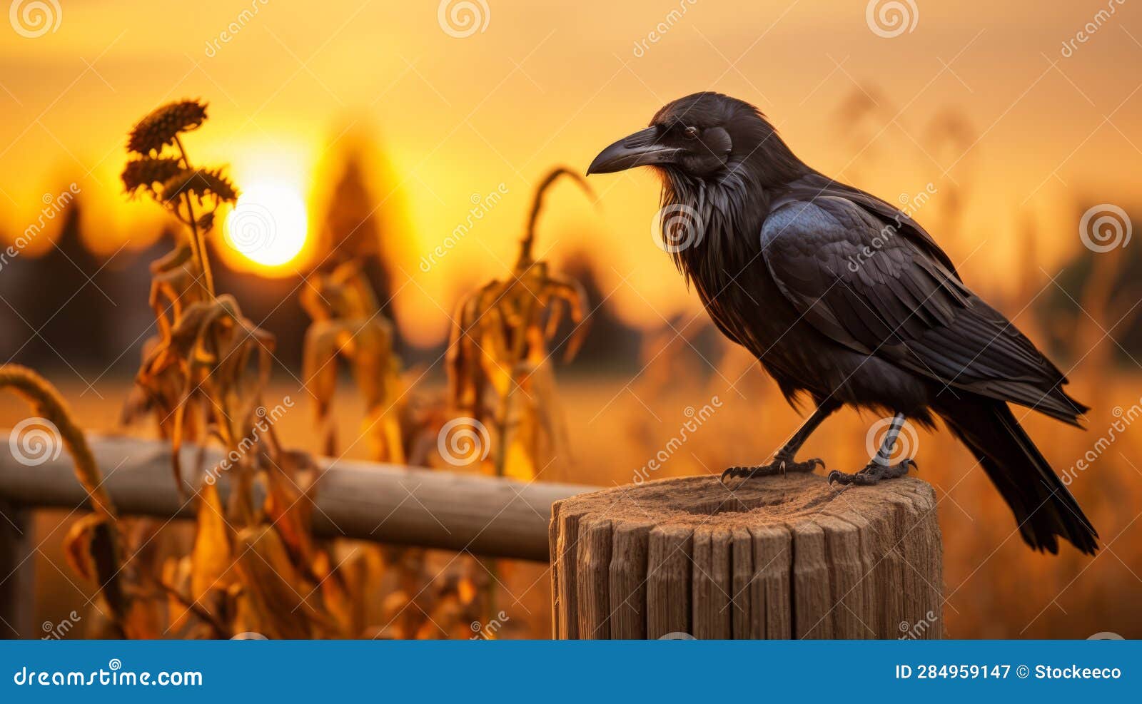 Vibrant Crow In A Field: Hyper-realistic Photo With Stunning Colors ...