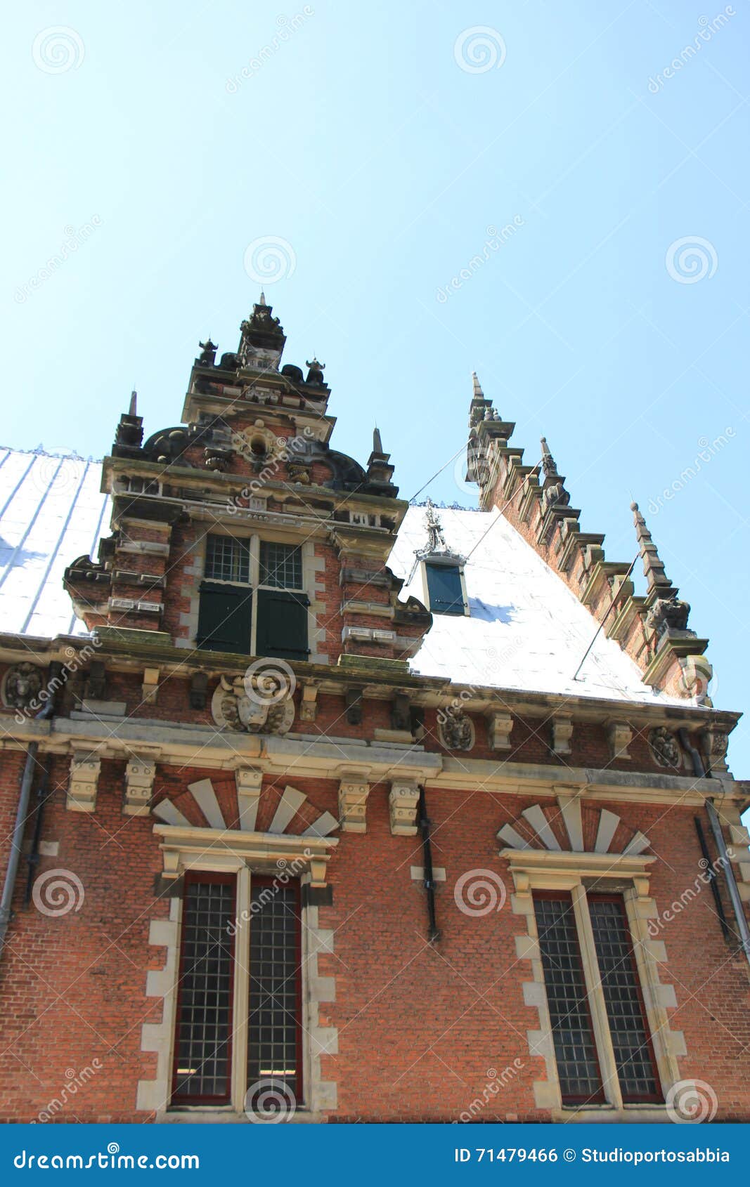 Crow-stepped gable stock photo. Image of ancient, structure - 71479466