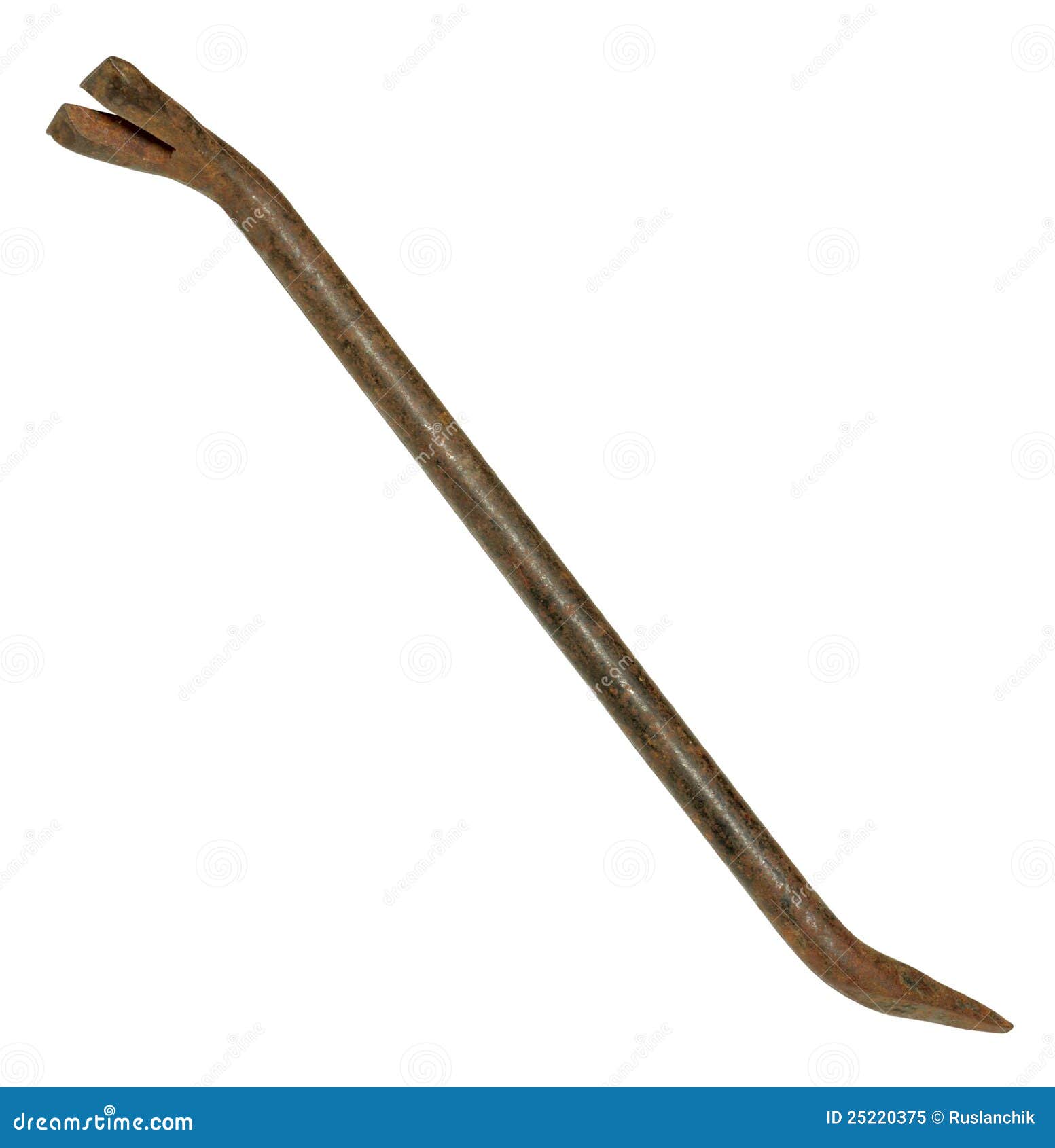 Crowbar stock image. Image of background, single, worn - 25220375