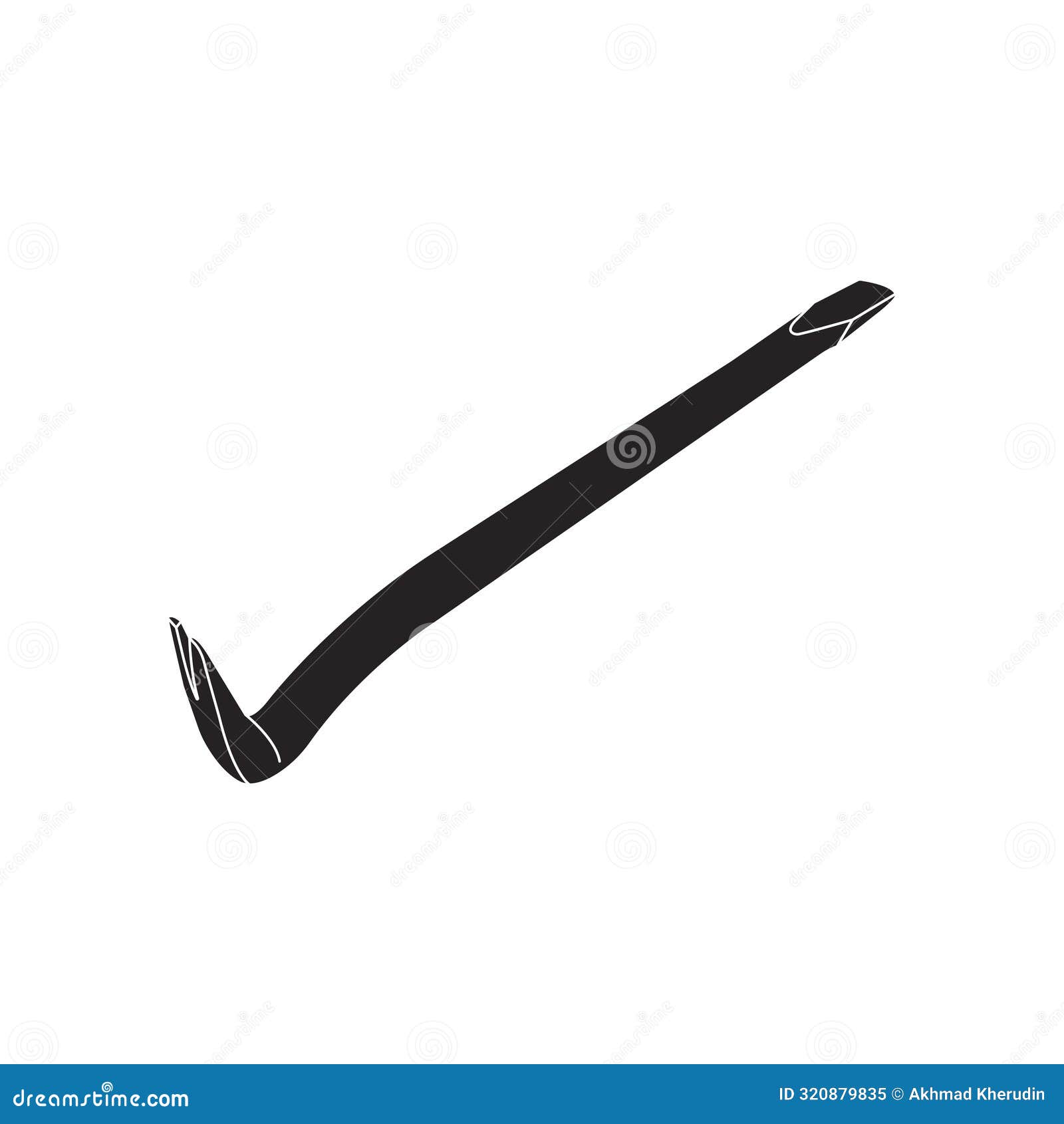 Crowbar image design stock vector. Illustration of repair - 320879835