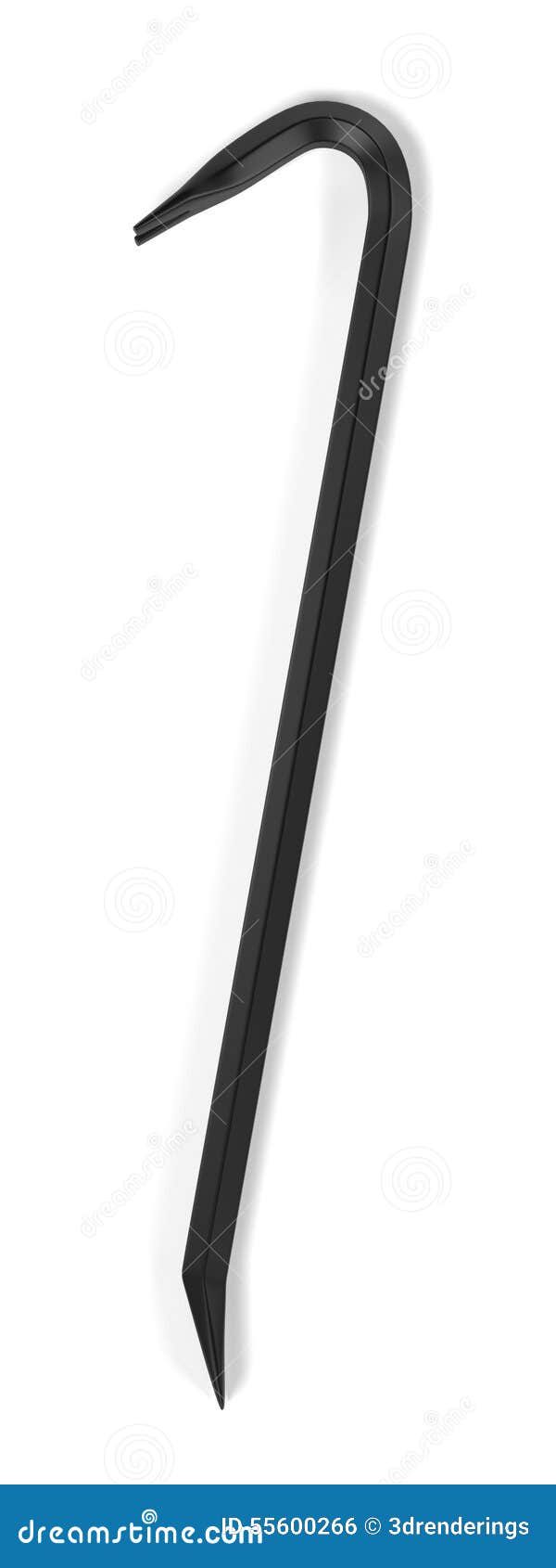 Crowbar tool stock illustration. Illustration of metal - 55600266