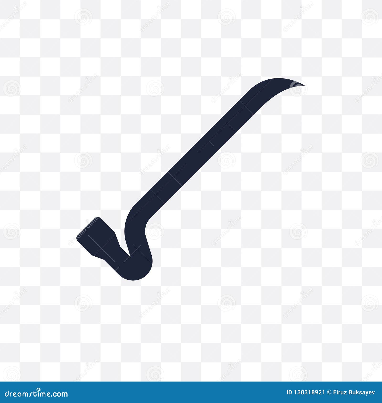 Crowbar Transparent Icon. Crowbar Symbol Design from Construction ...