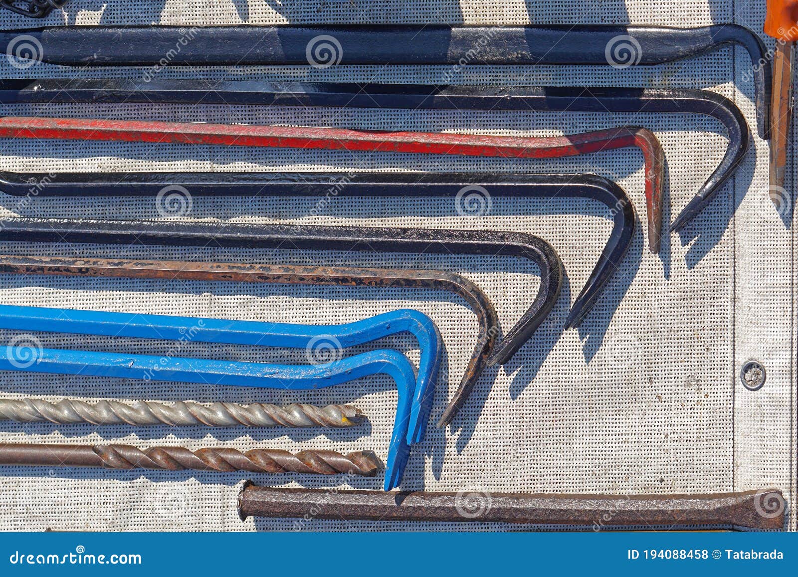 Crowbars stock photo. Image of metal, tool, wrecking - 194088458