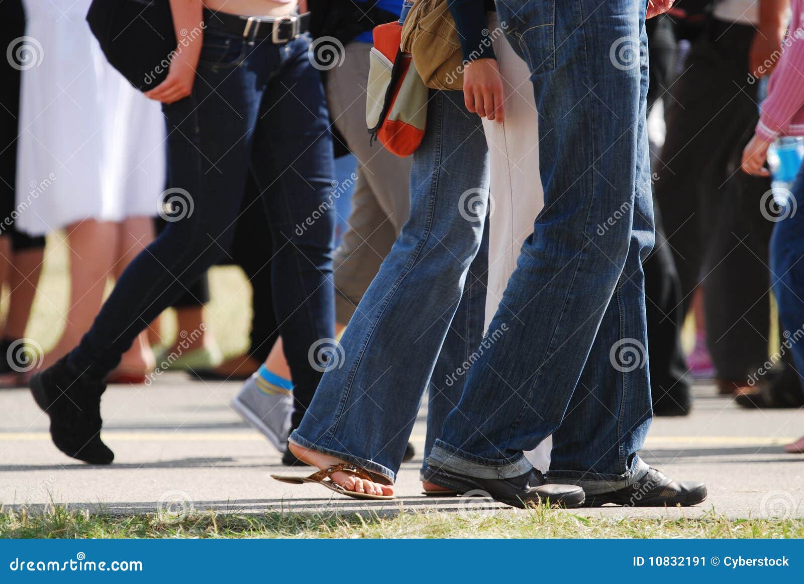 Crowd stock image. Image of sidewalk, step, busy, town - 10832191