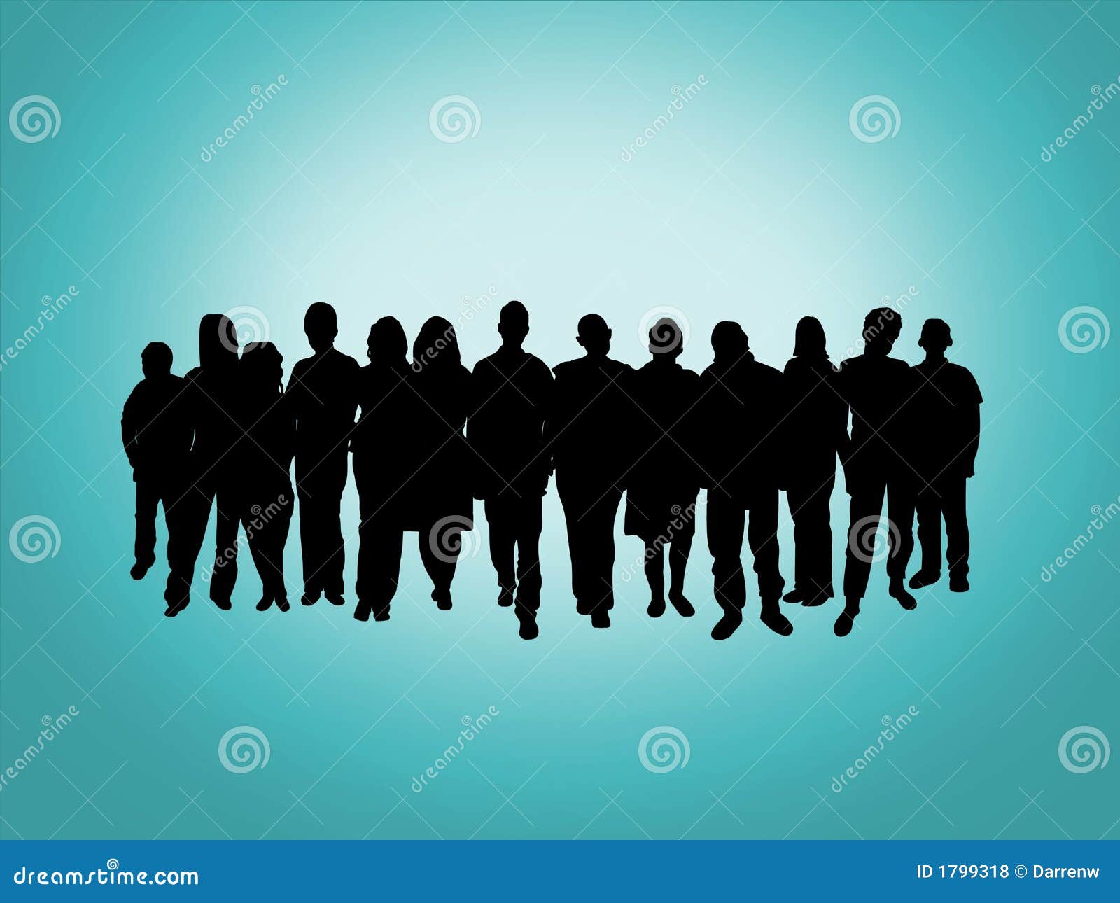 Crowd stock illustration. Illustration of gang, comics - 1799318