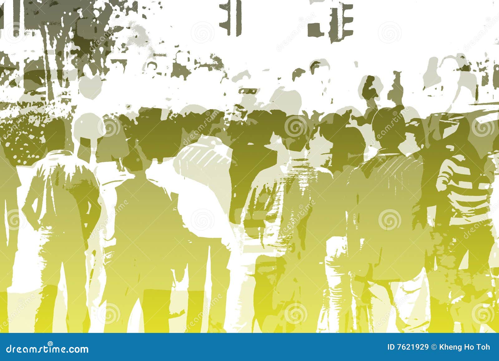 Crowd stock illustration. Illustration of groups, people - 7621929
