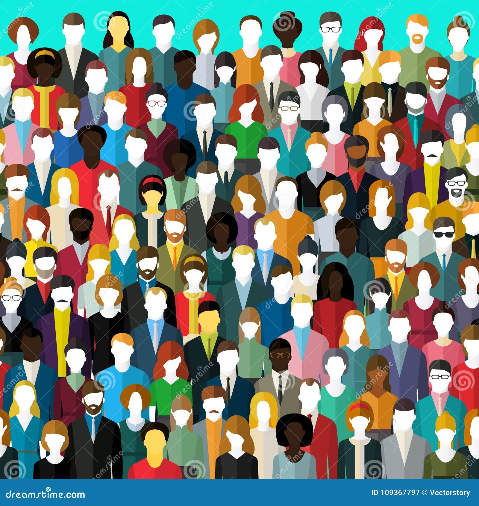 The Crowd of Abstract People. Stock Vector - Illustration of abstract ... The Crowd of Abstract People. Stock Vector - Illustration of abstract ...