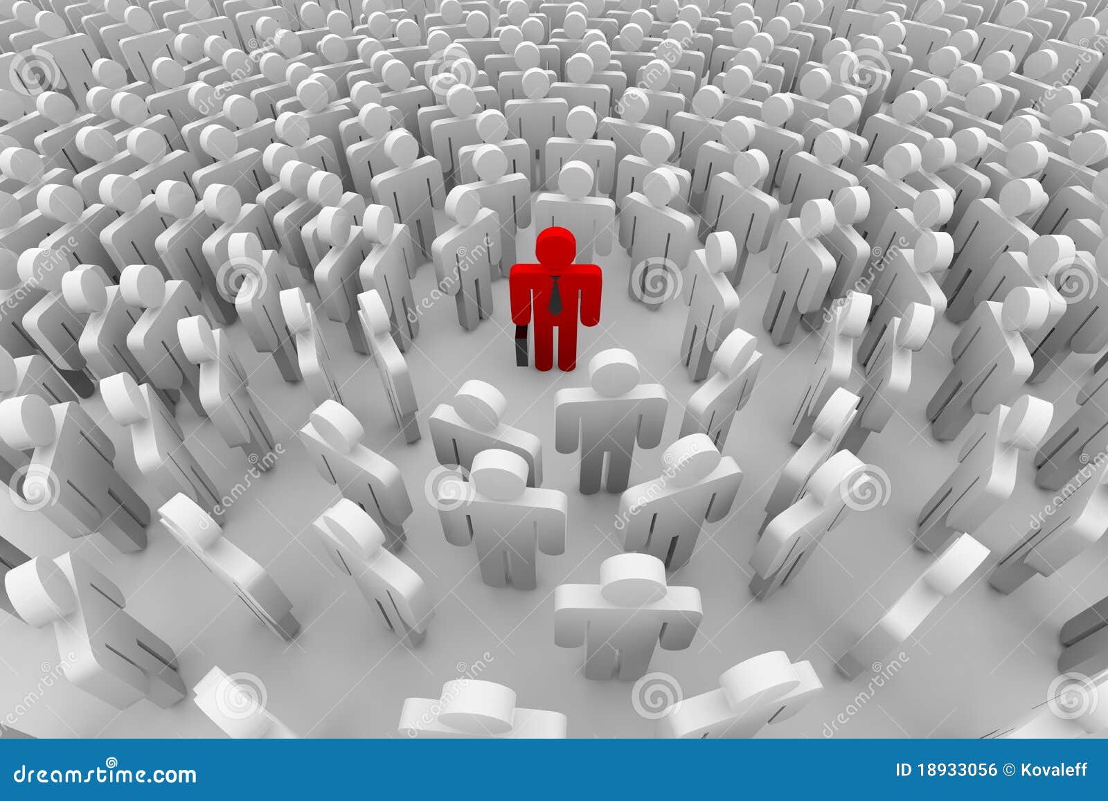 Crowd around the man stock illustration. Illustration of computer ...