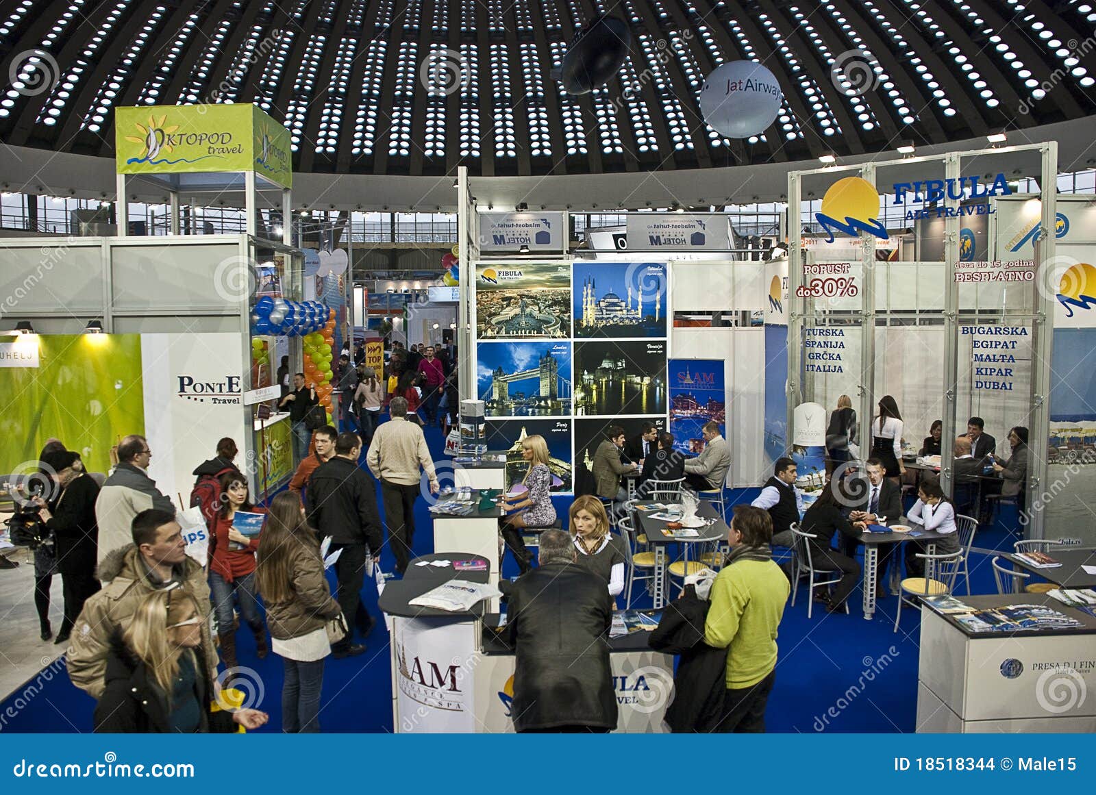 Crowd in Belgrade Tourism Fair in Serbia Editorial Stock Image - Image ...