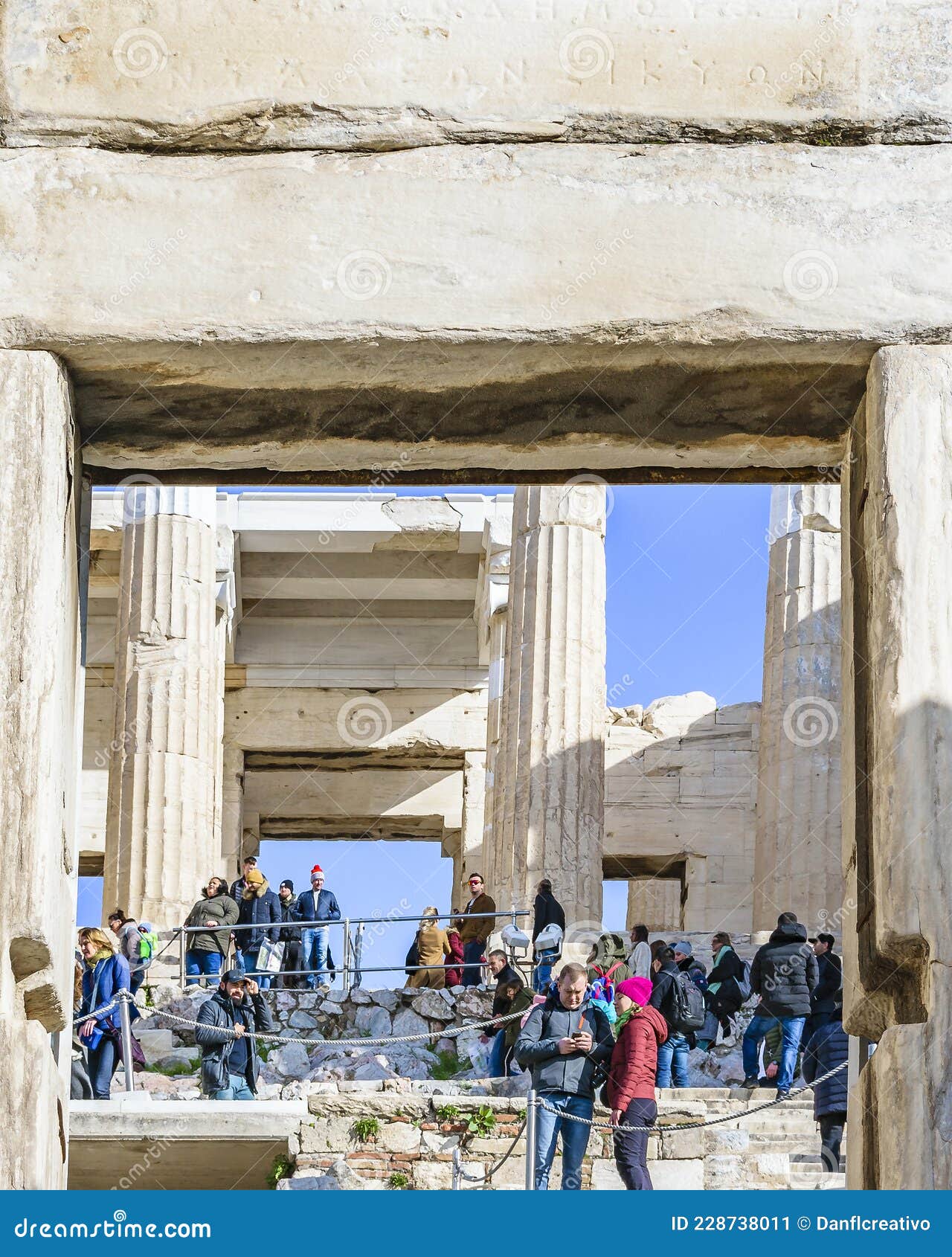 Beule Gate Acropolis Athens Editorial Photo - Image of wall ...
