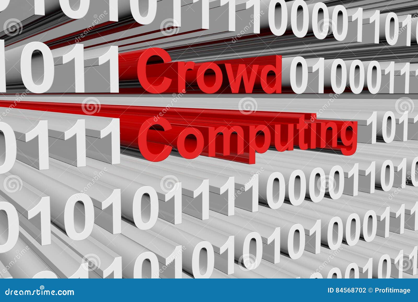 Crowd computing stock illustration. Illustration of computer - 84568702