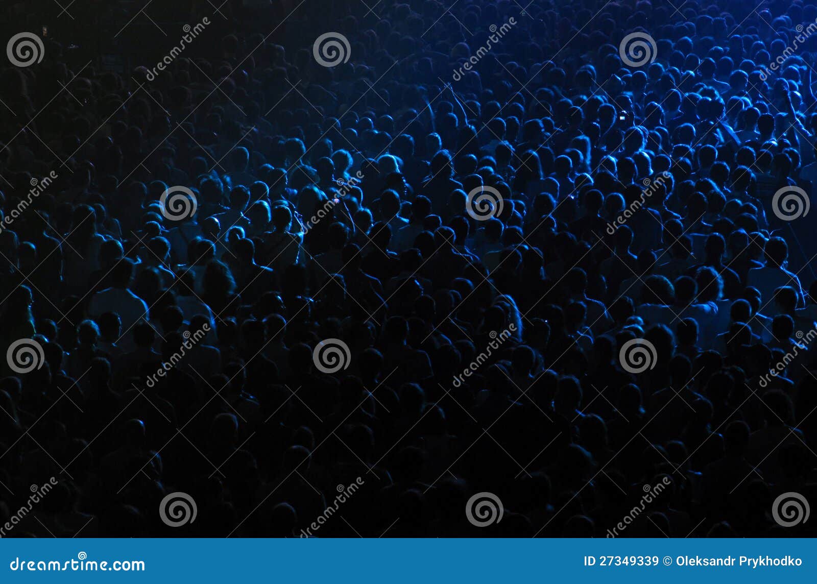 Crowd in a concert hall stock image. Image of clapping - 27349339