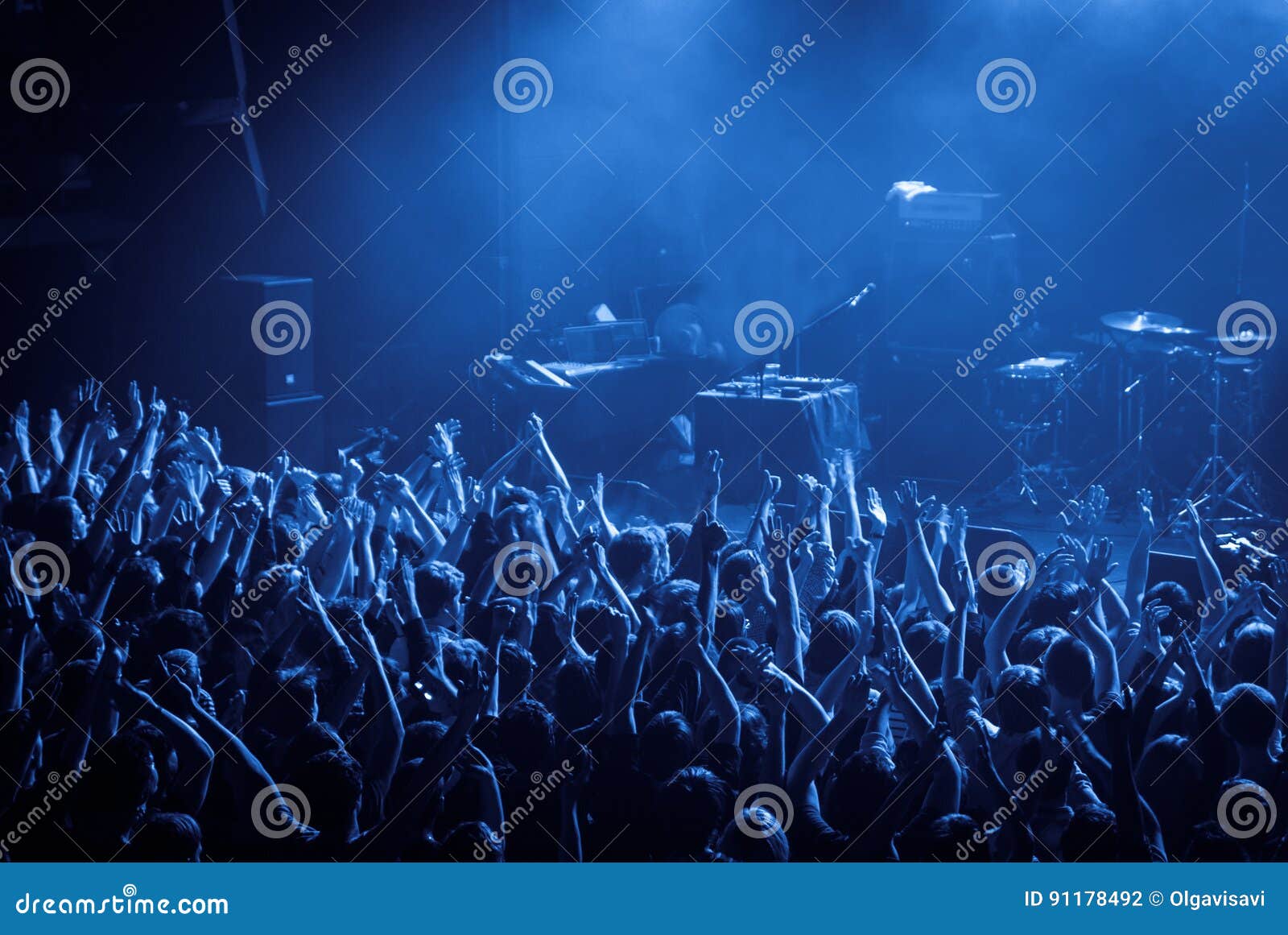 Crowd during the concert editorial photography. Image of party - 91178492