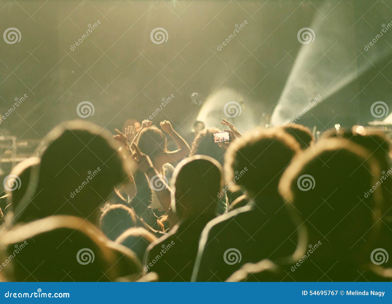 Crowd at concert stock image. Image of excited, packed - 54695767