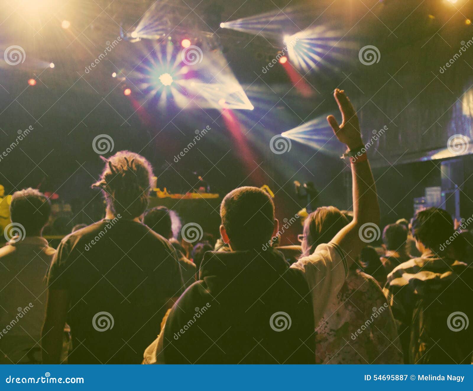 Crowd at concert editorial photography. Image of packed - 54695887