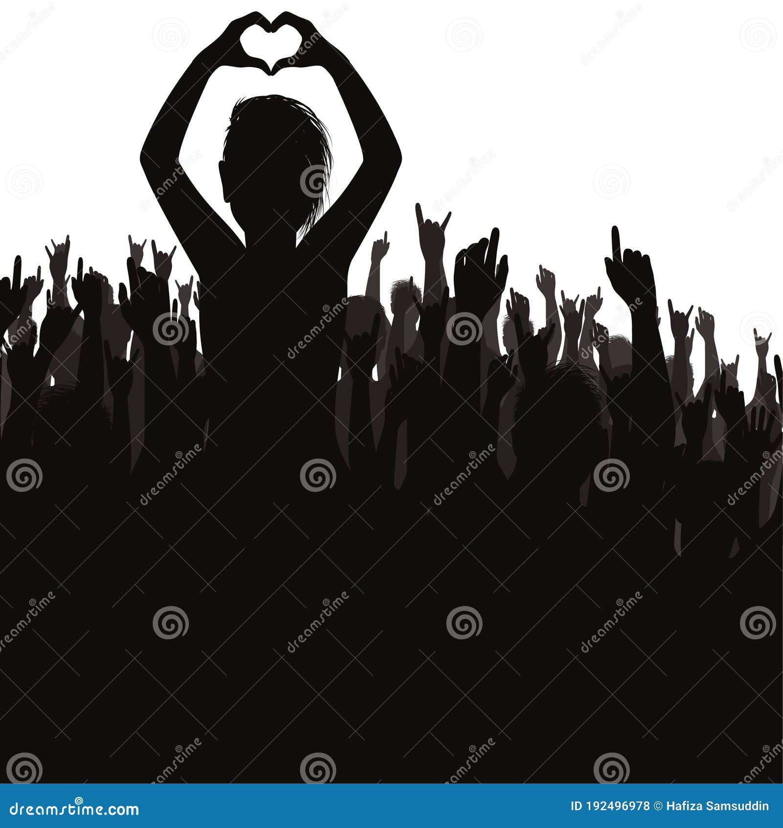 Concert Crowd Vector