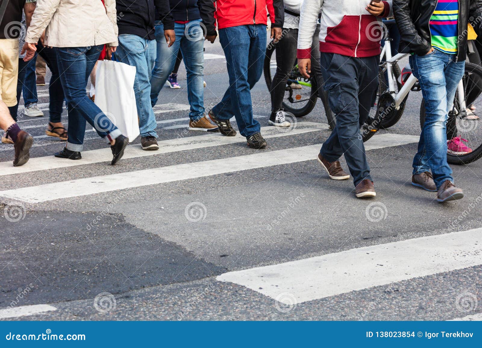 Crowd at the crossroads stock photo. Image of crowded - 138023854