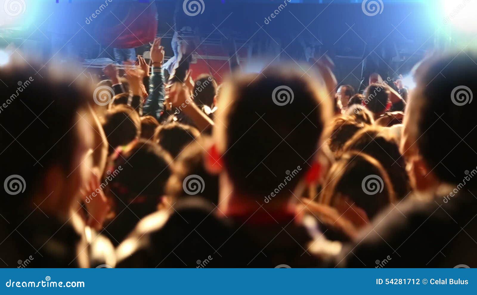 Crowd Dancing on the Concert (new Series +10) Stock Footage - Video of ...