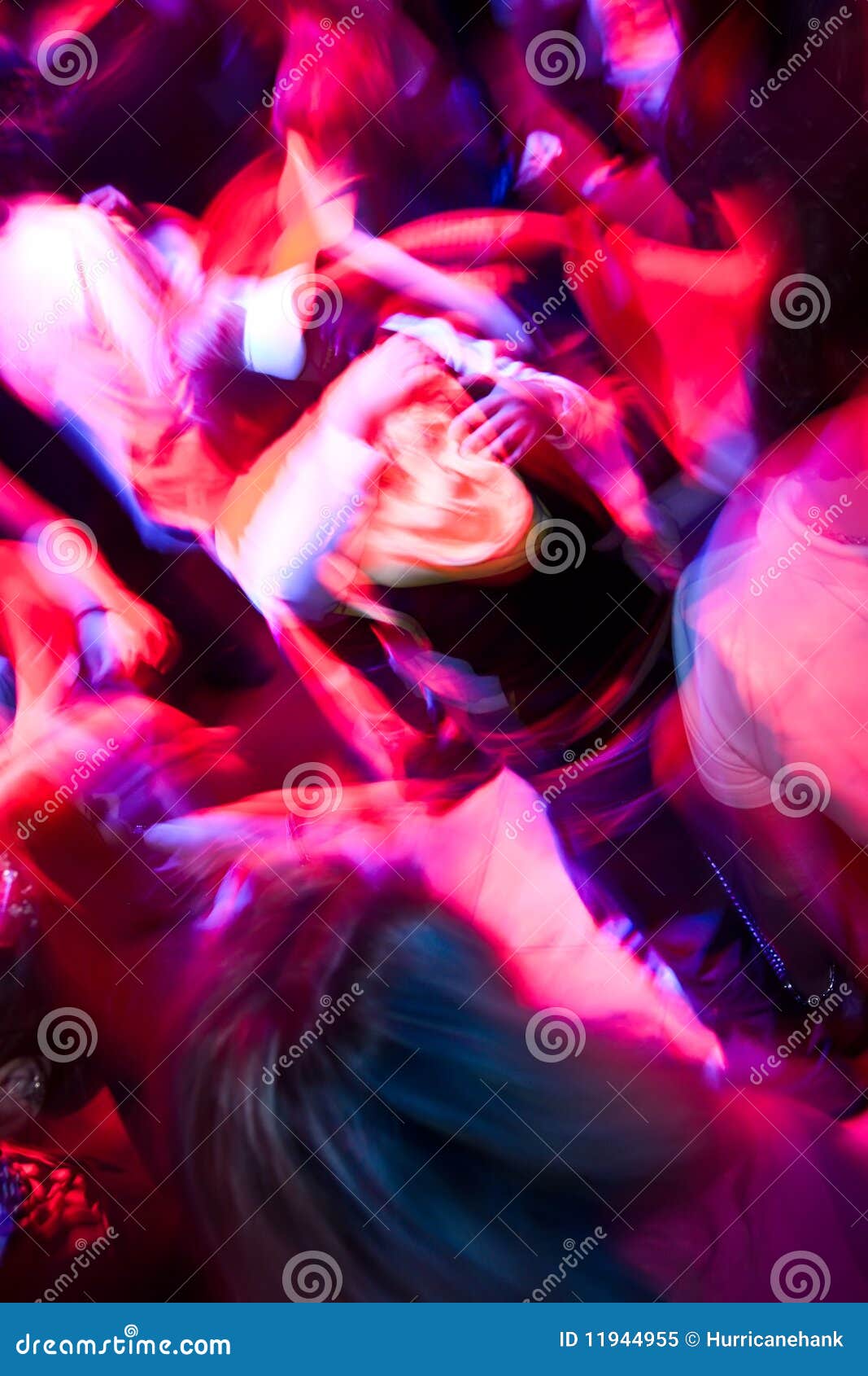 Crowd Dancing in the Nightclub Stock Image - Image of people ...