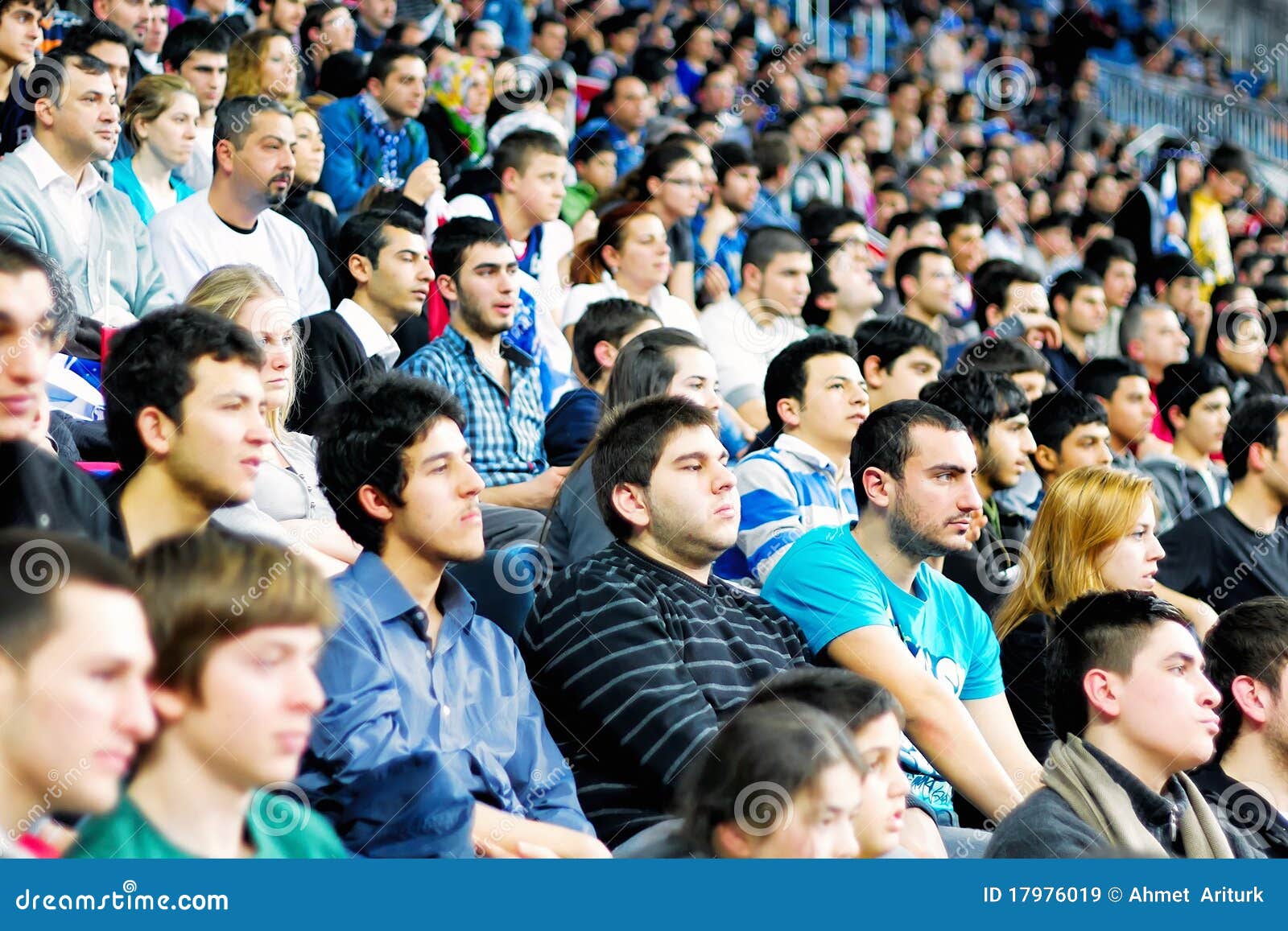Crowd of Efes supporters editorial stock image. Image of human - 17976019