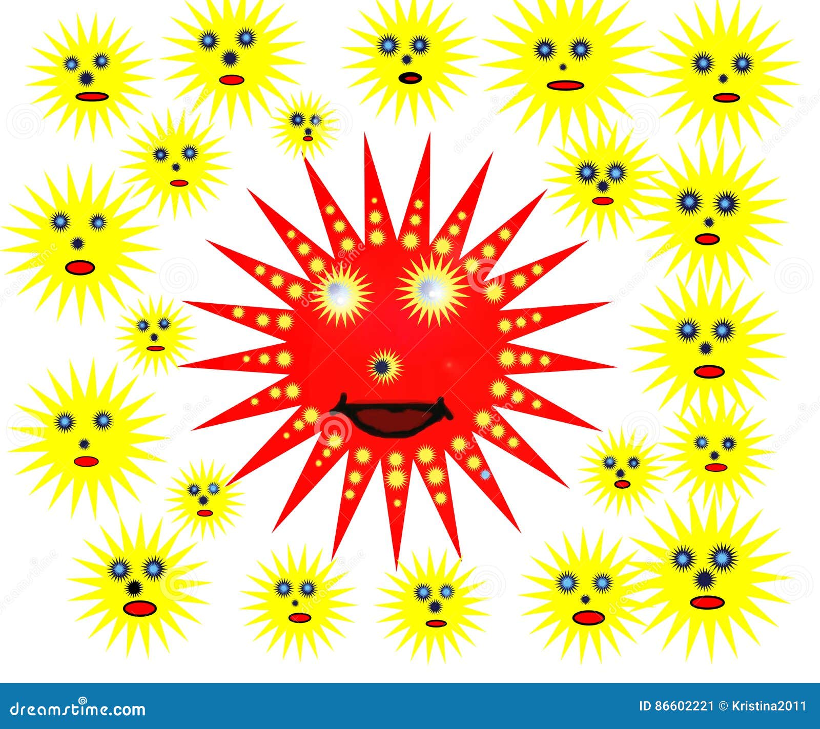 Crowd of emoticons stock illustration. Illustration of emoticonsnunique ...