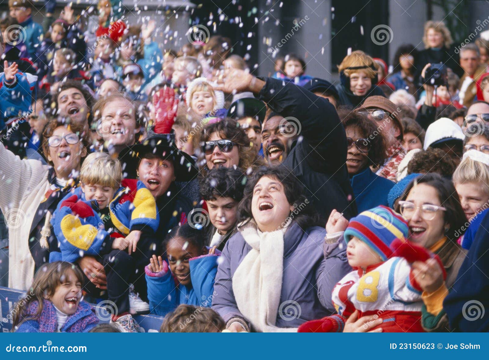 Crowd Enjoying a Parade Together Editorial Stock Photo - Image of ...