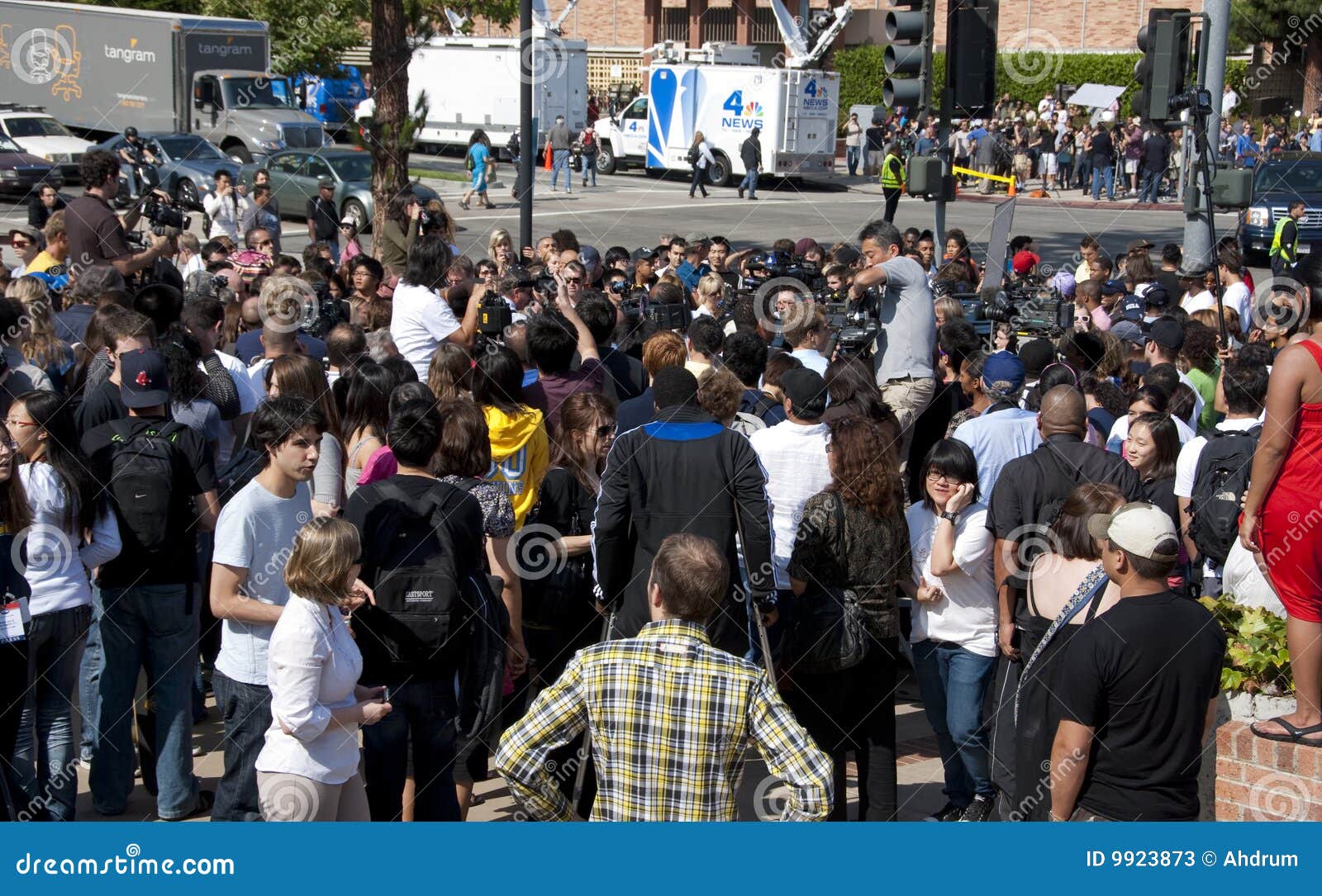 Crowd of Fans editorial stock photo. Image of medical - 9923873