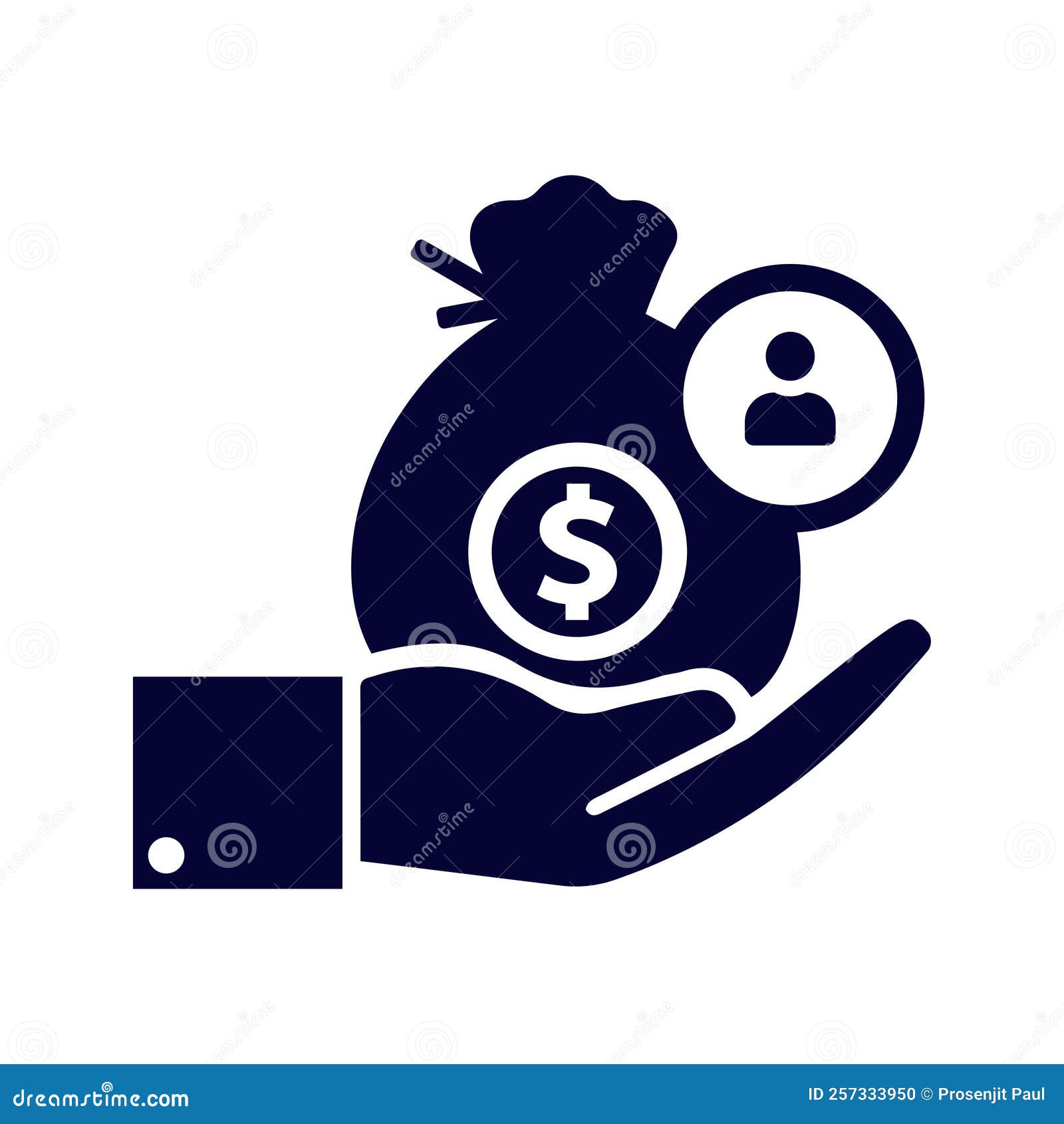 Crowd funding icon vector stock vector. Illustration of capital - 257333950