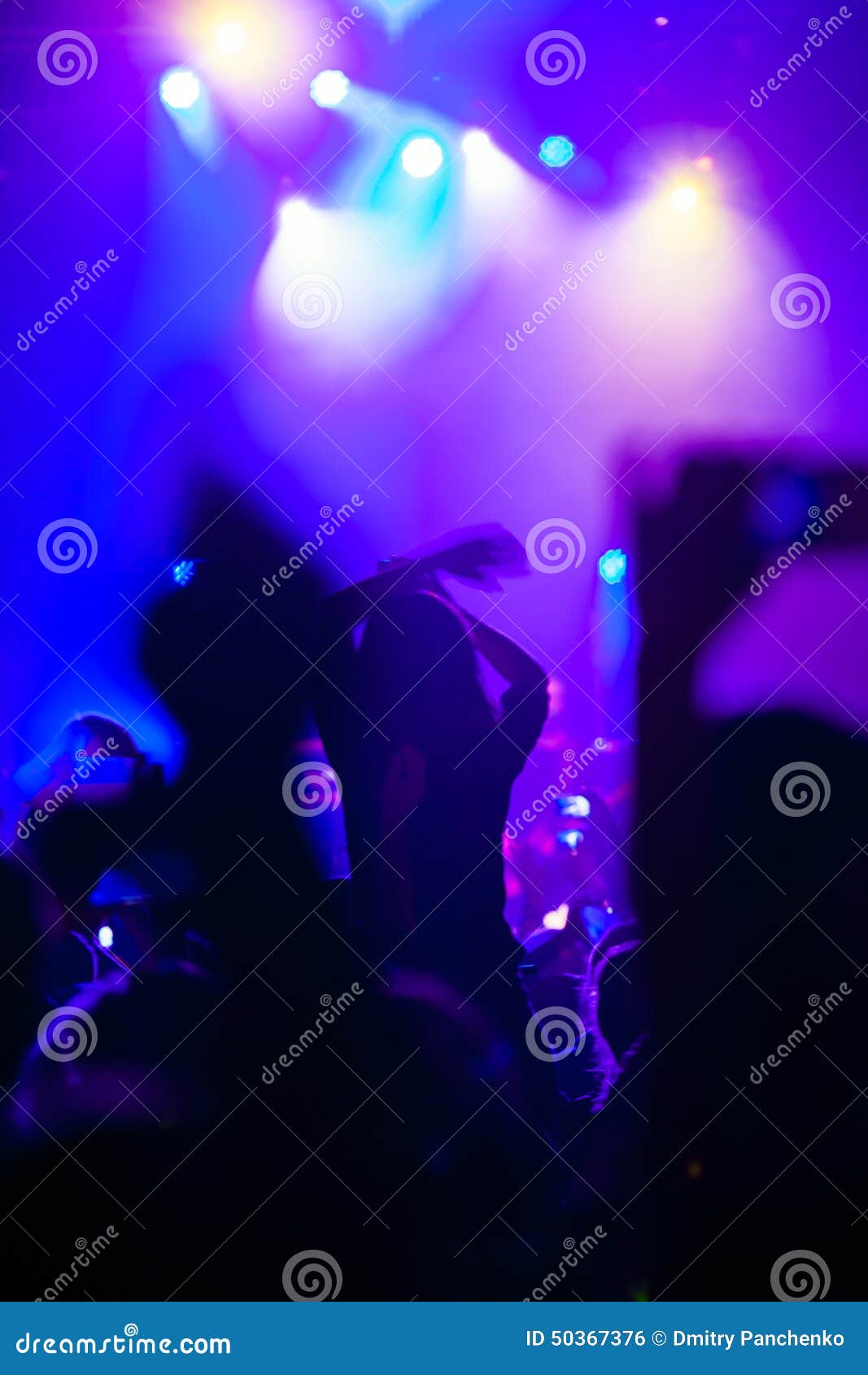 Crowd Having Fun at a Concert. Stock Photo - Image of colorful, live ...