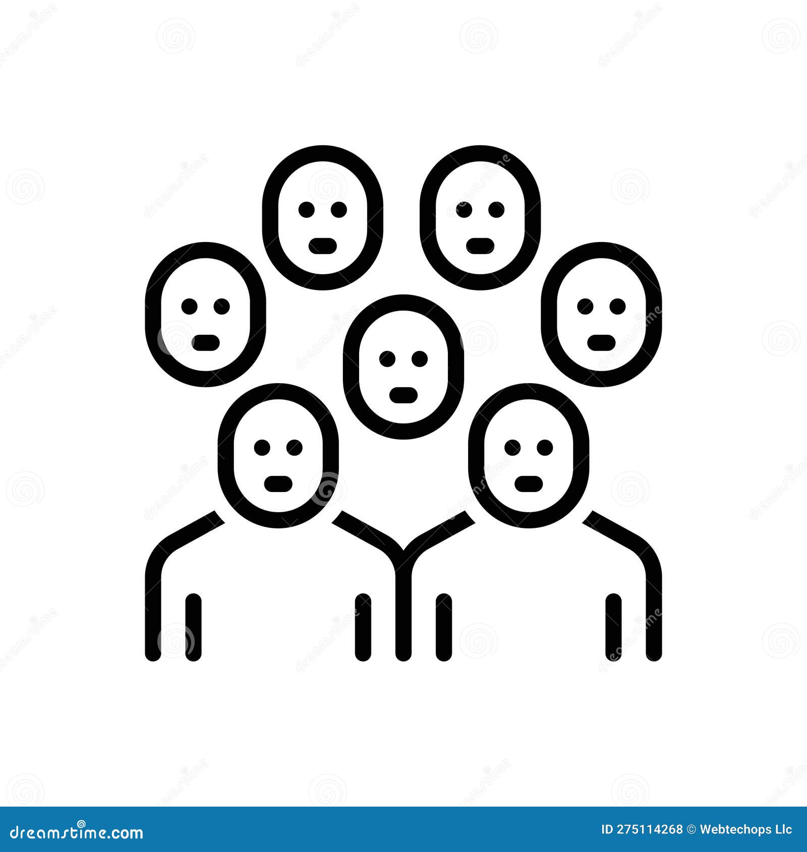 Crowd, Horde, Mob Icon Stock Photo | CartoonDealer.com #273342690