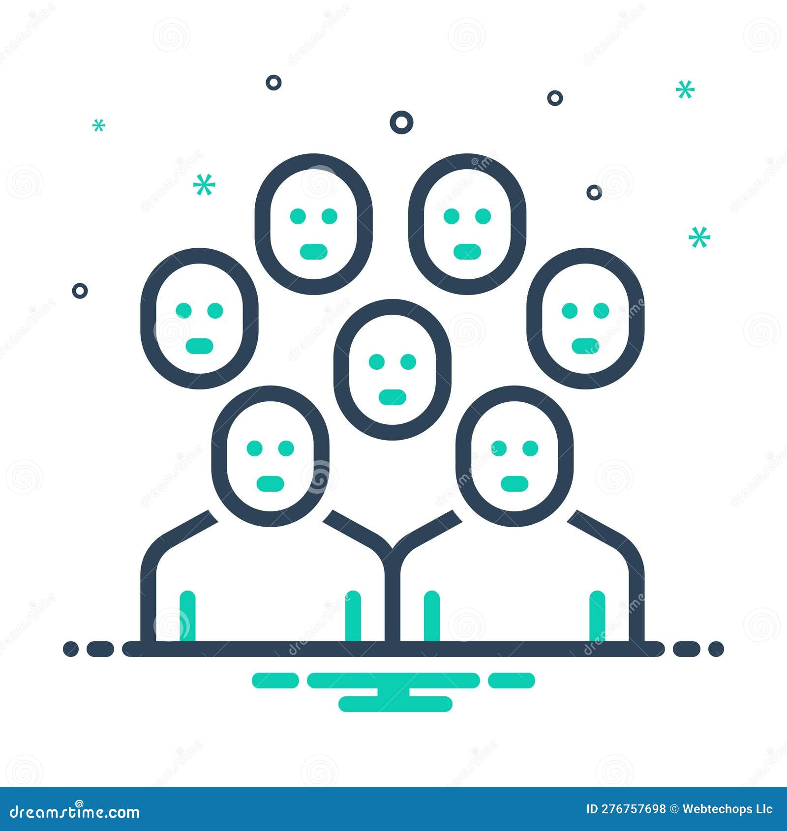 Crowd, Horde, Mob Icon Stock Photo | CartoonDealer.com #273342690