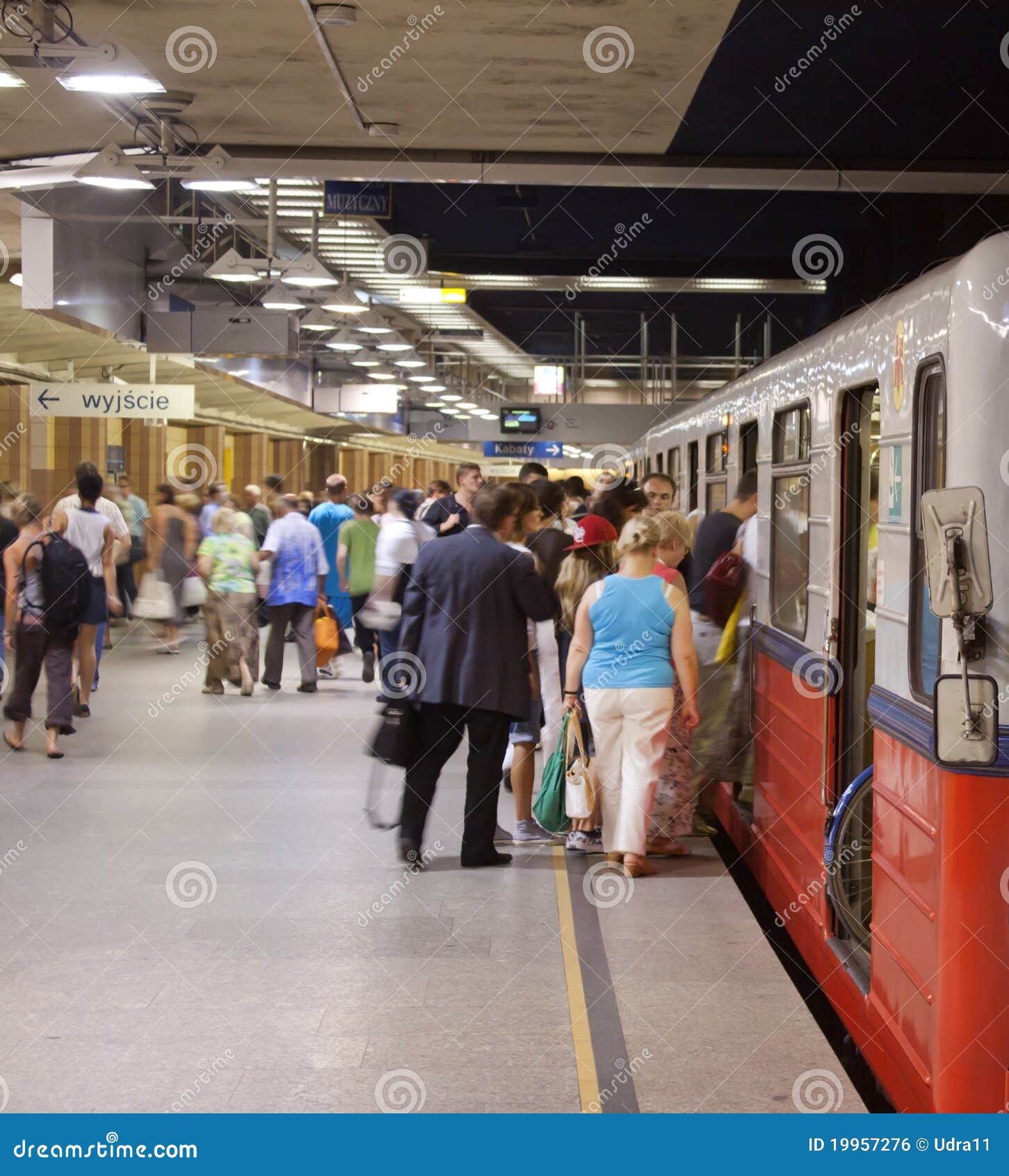 Crowd in metro editorial photo. Image of business, station - 19957276