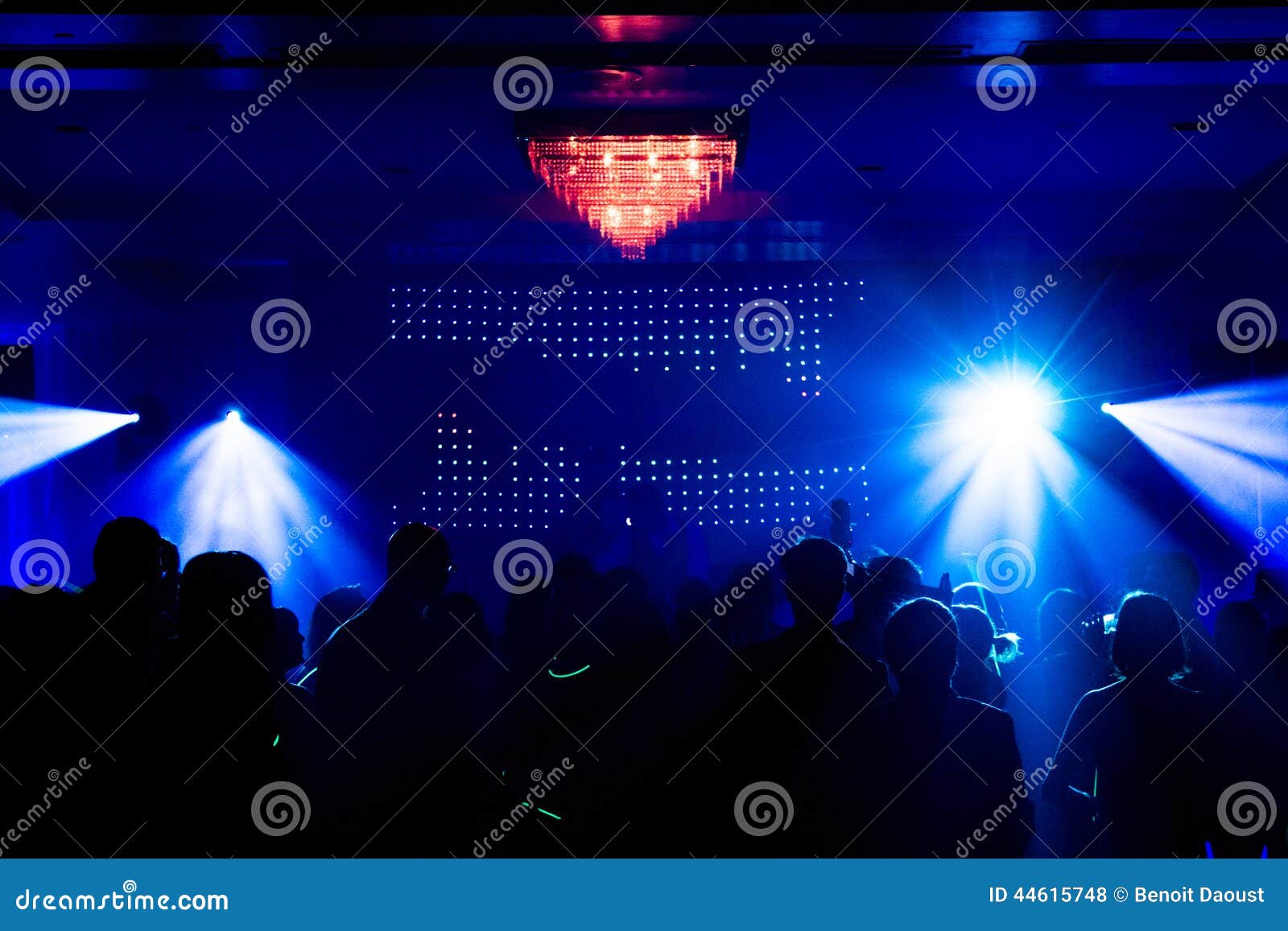 Crowd during a Party or Wedding Reception Stock Photo - Image of disco ...