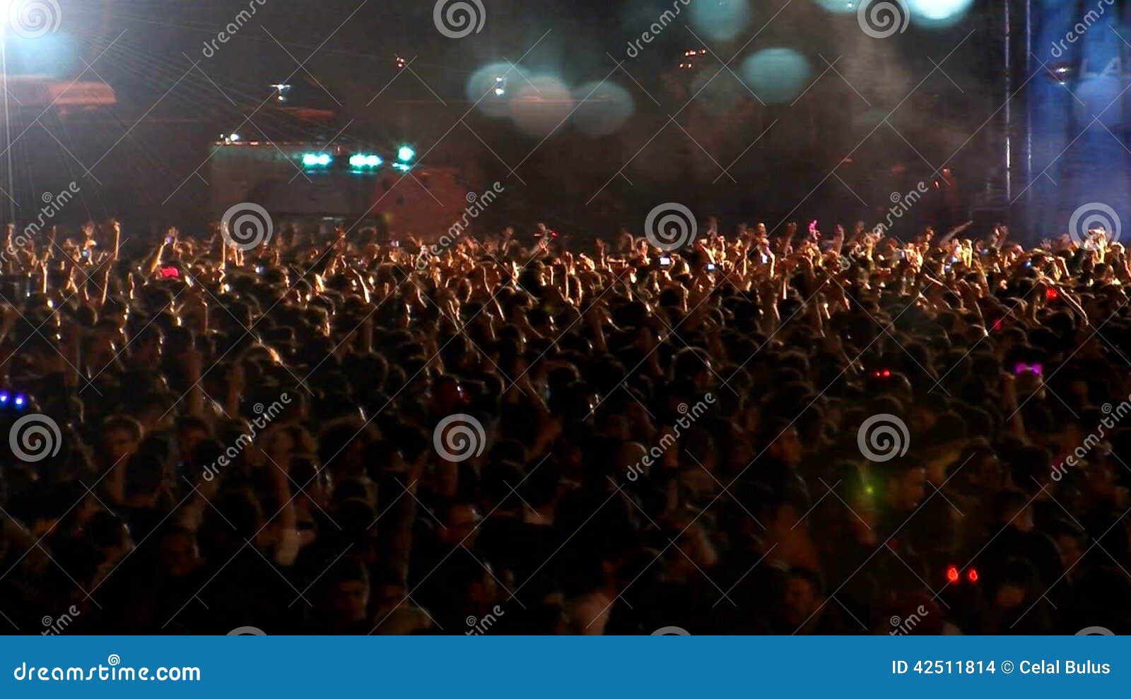 Crowd of People Dancing at the Concert Stock Footage - Video of dancing ...