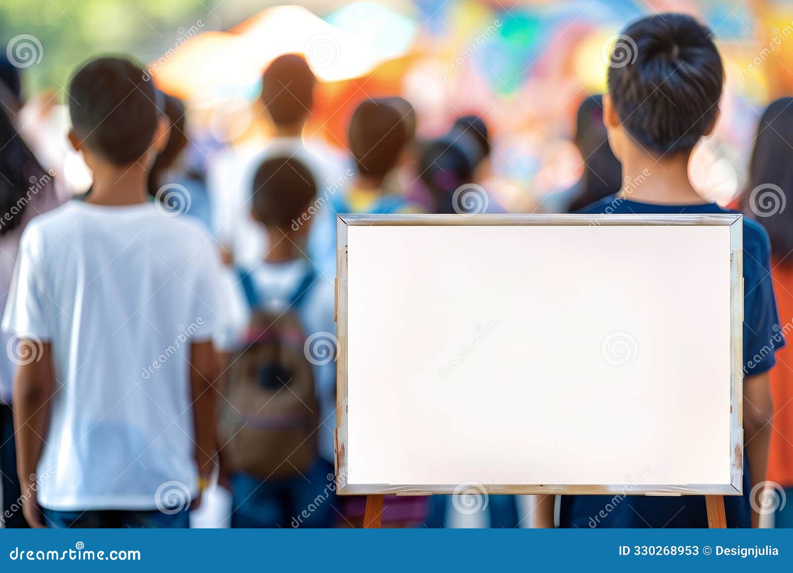 Mock Up Whiteboard Green Screen And Cabinet On Floor Wooden On Empty ...