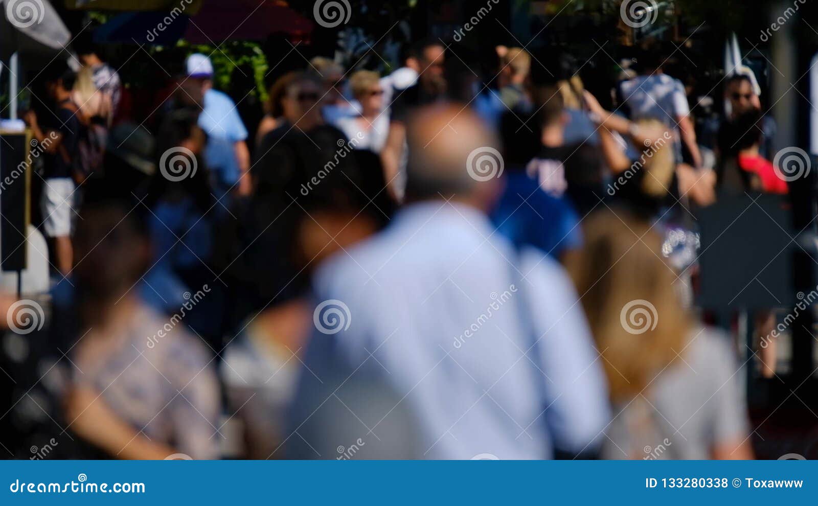 Crowd of People on the Street Stock Footage - Video of busy, crowded ...