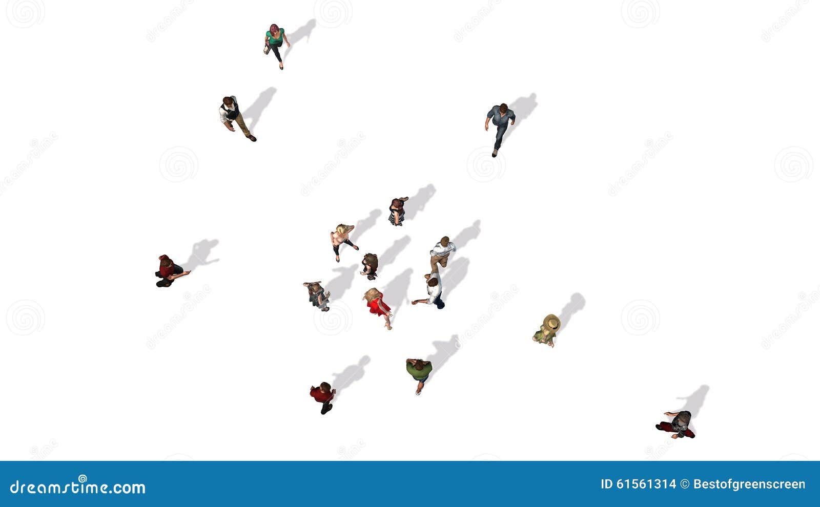 Top View People Characters. Men And Women Character Walking Animation ...