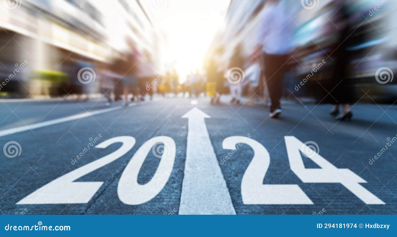 Crowd As The 2024 Numbers Stock Image | CartoonDealer.com #282487603