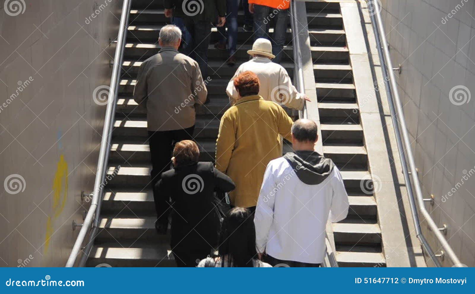 Crowd of People Walking Up the Stairs Stock Footage - Video of motion ...