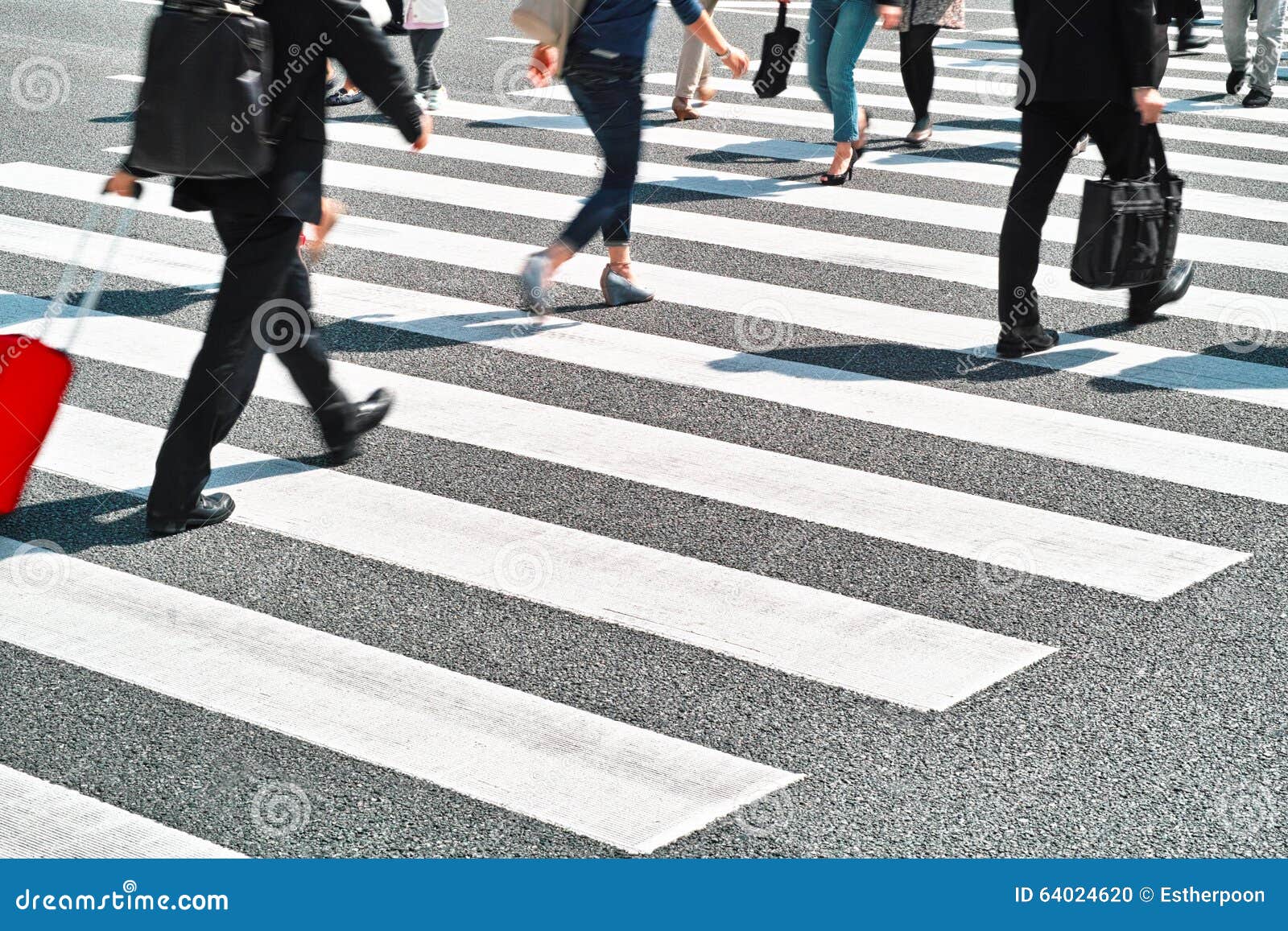 4,182 People Walking Zebra Crossing Street Stock Photos - Free ...