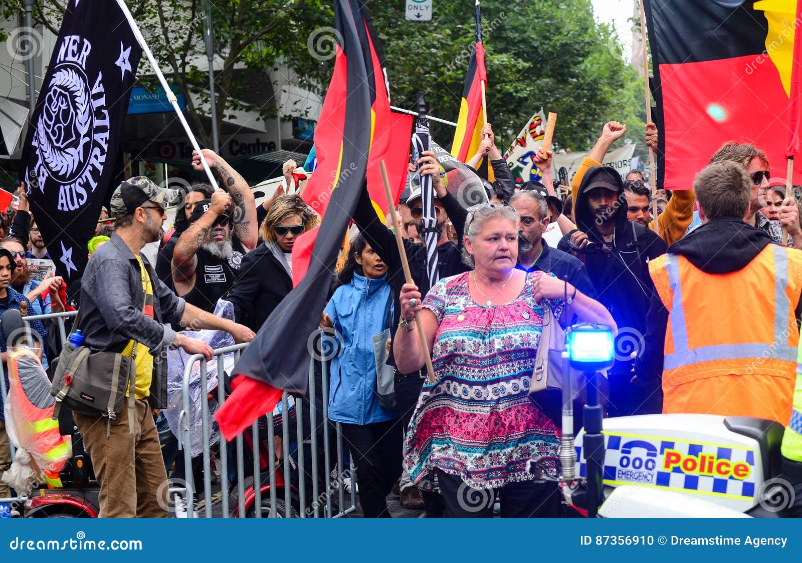 Crowd protest editorial image. Image of aboriginal, australia - 87356910