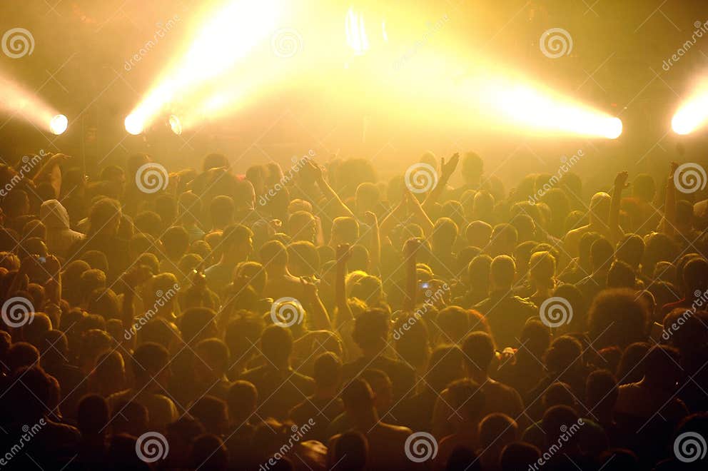 Crowd at punk concert editorial image. Image of happy - 38735140