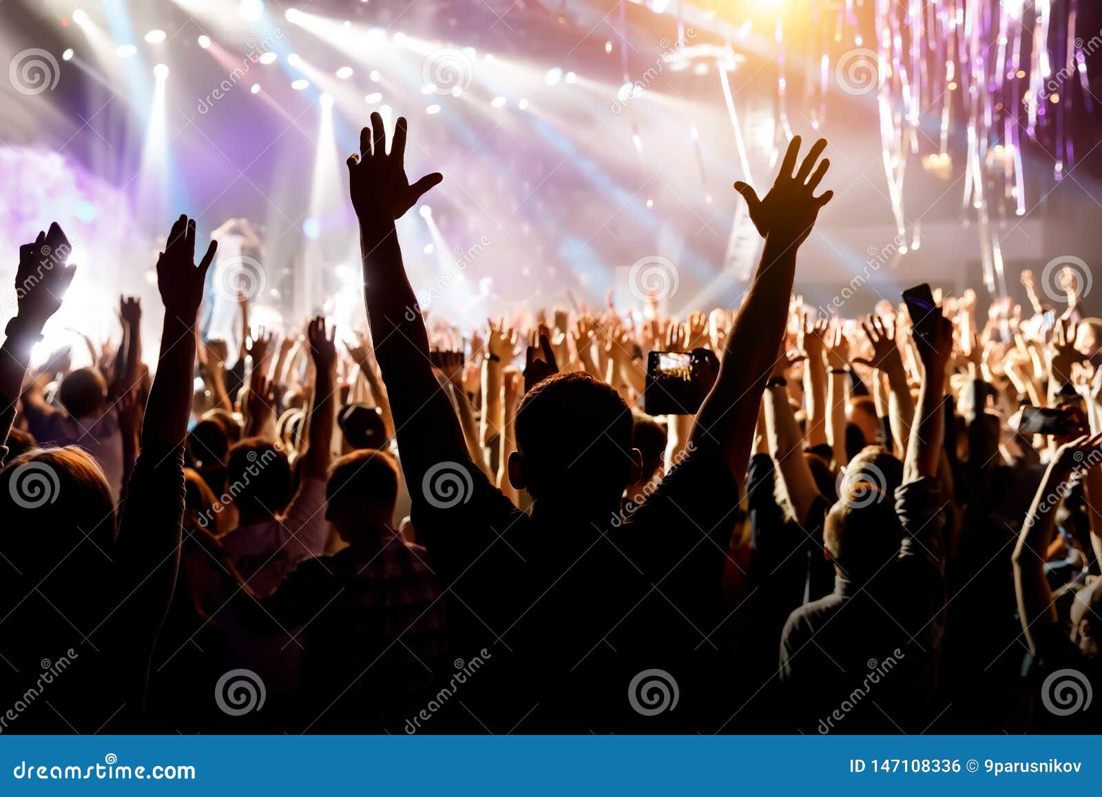 Crowd with Raised Hands on Music Concert Editorial Photo - Image of ... Crowd with Raised Hands on Music Concert Editorial Photo - Image of ...
