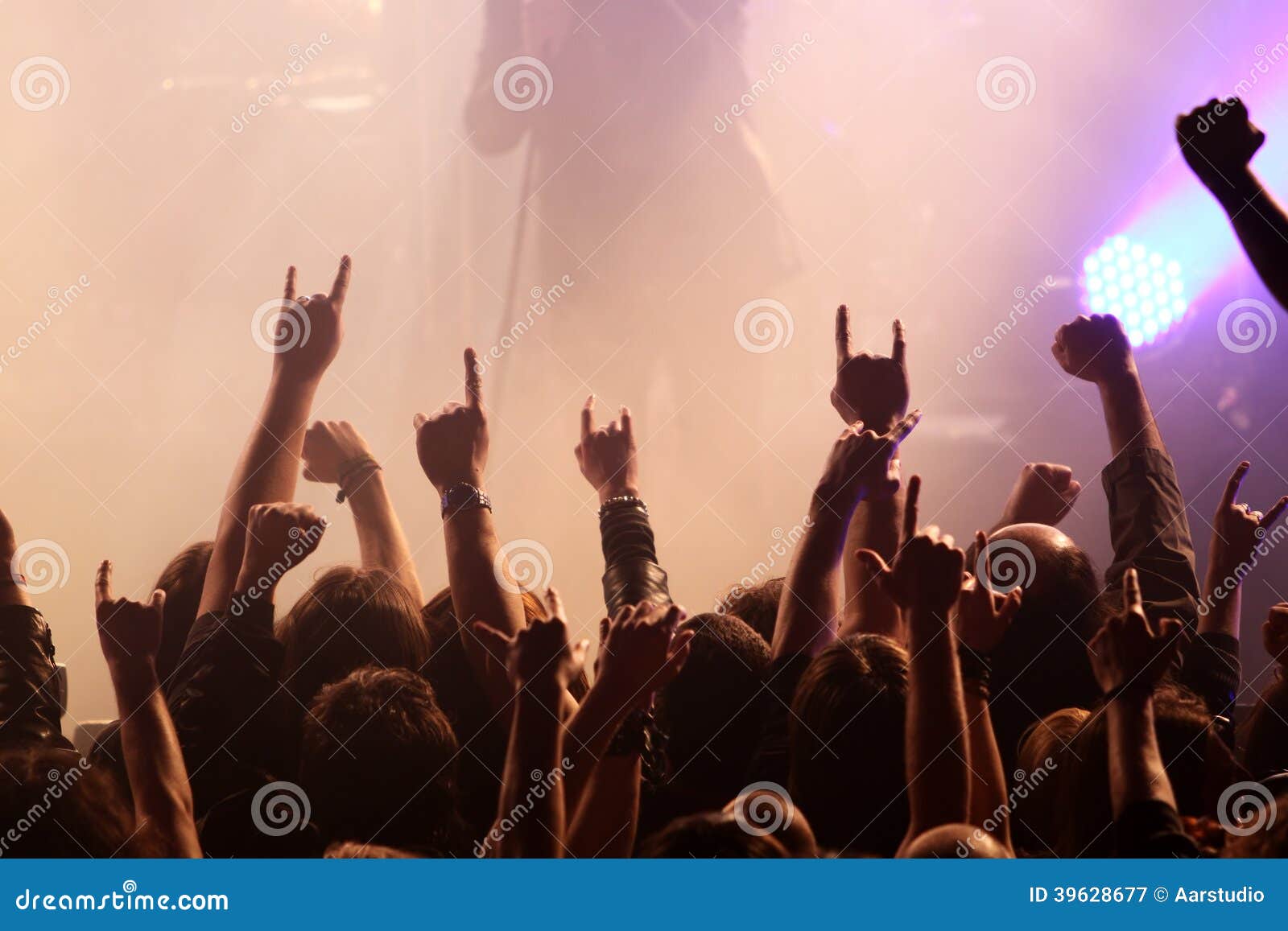 Crowd Rocking on the Concert Editorial Photography - Image of electric ...