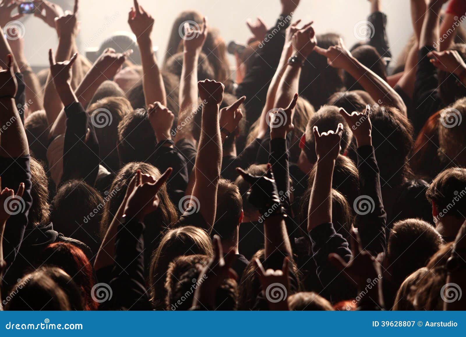 Crowd Rocking on the Concert Editorial Photography - Image of music ...