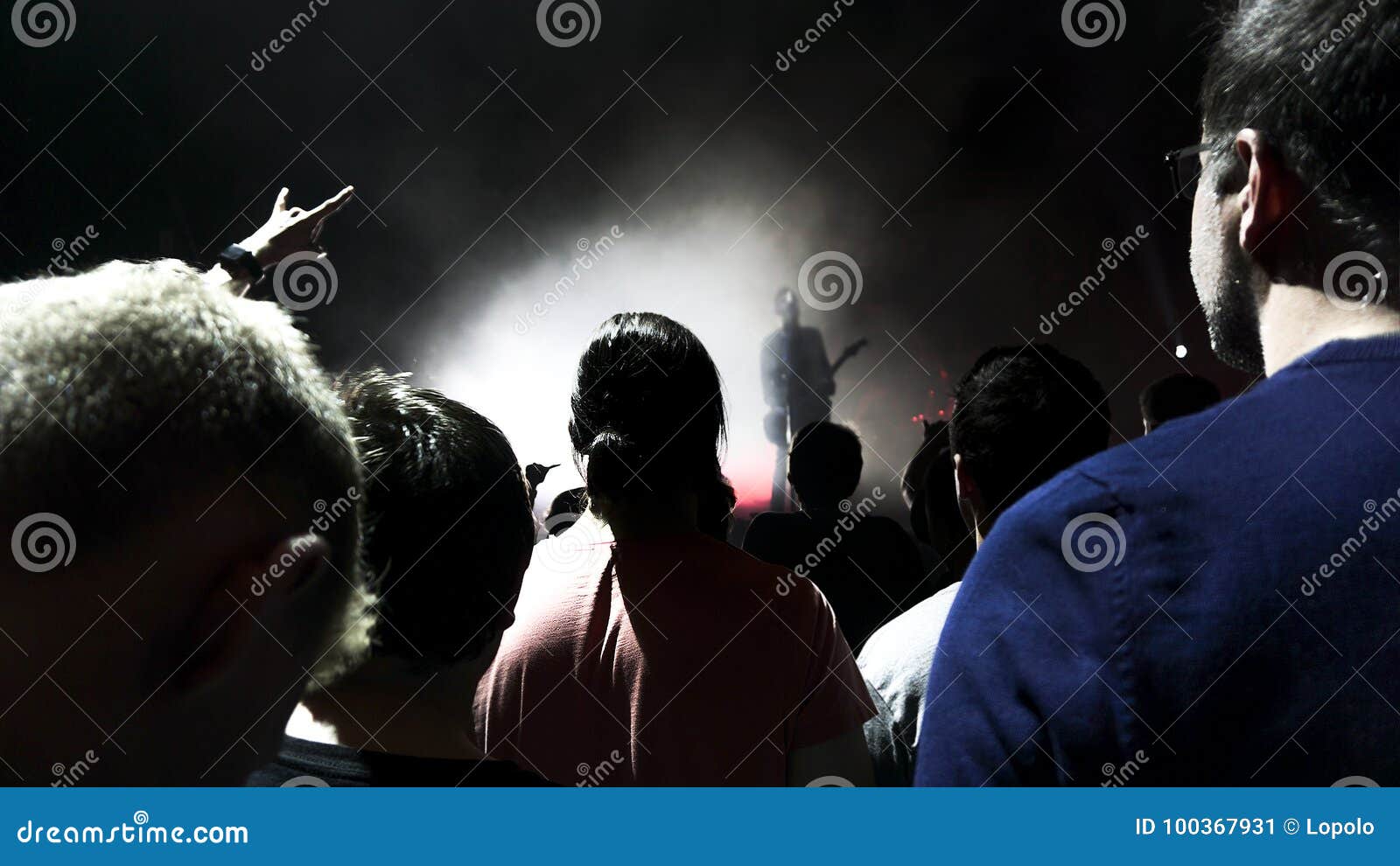 Silhouette People Rock Show Editorial Photo - Image of entertainment ...
