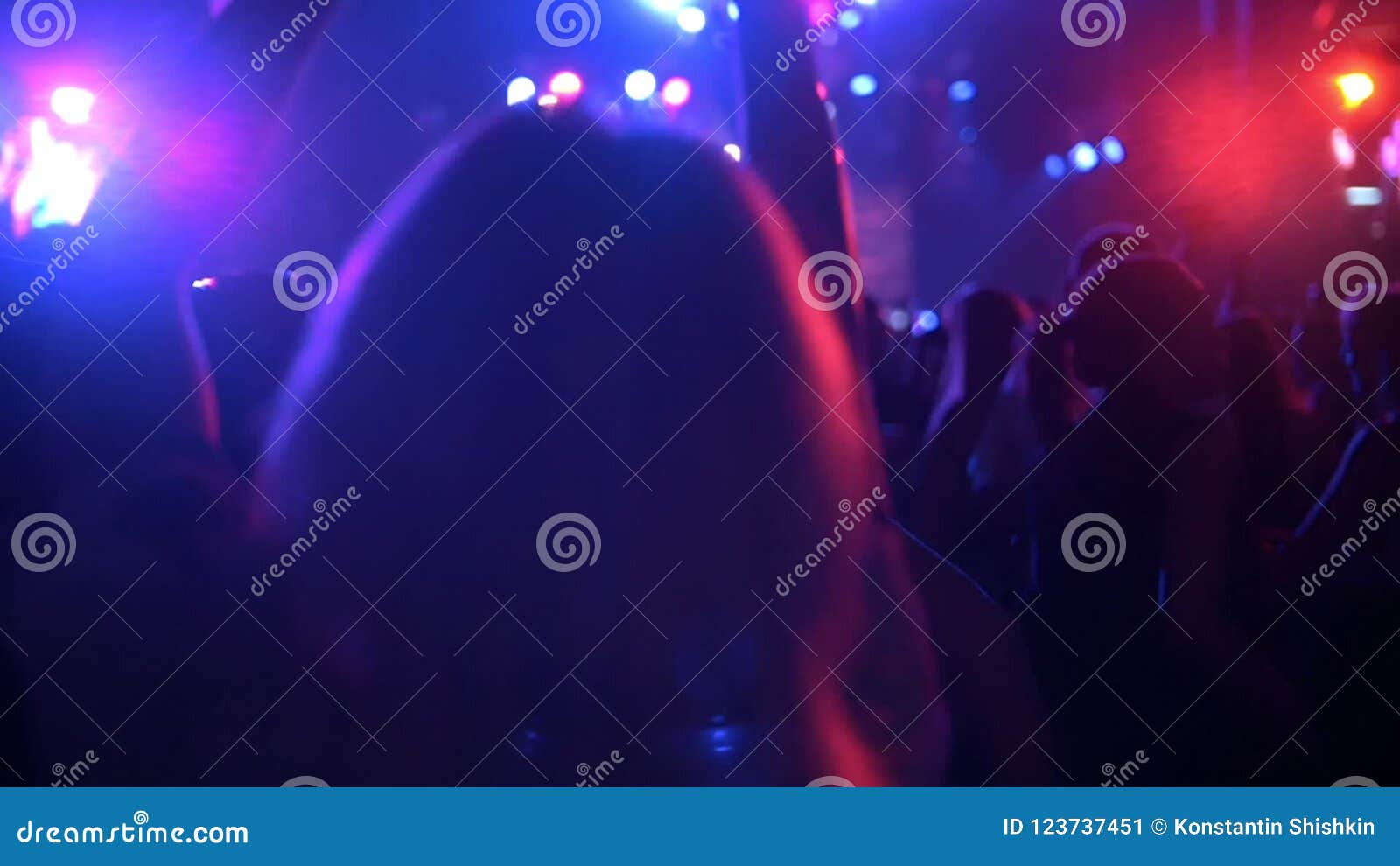 The Crowd of Shadows of People Dancing at the Concert, Party Stock ...